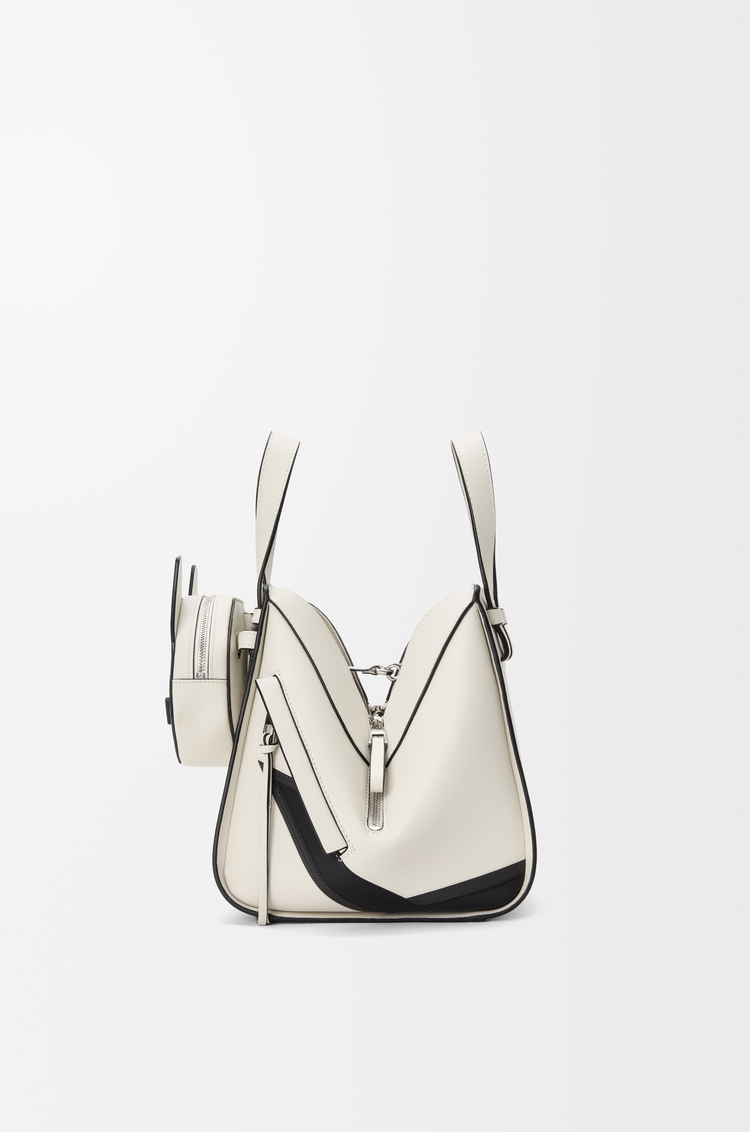 Futurist Cat compact Hammock bag in classic calfskin White - LOEWE