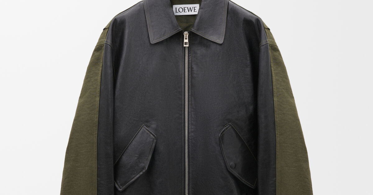 Men Designer Coat | Luxury Outerwear Collection | Loewe - LOEWE