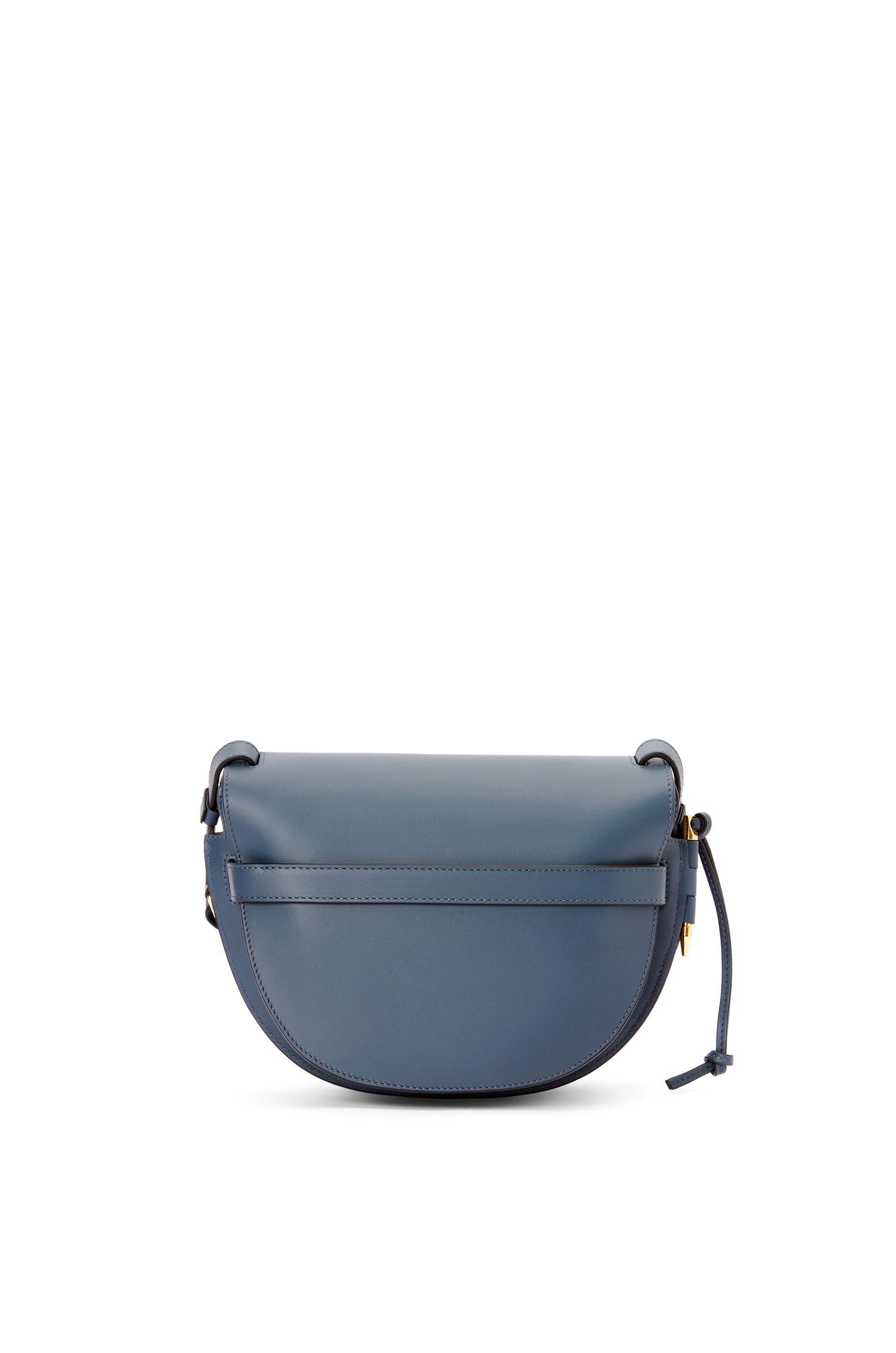 Small Gate bag in soft calfskin and jacquard Onyx Blue - LOEWE