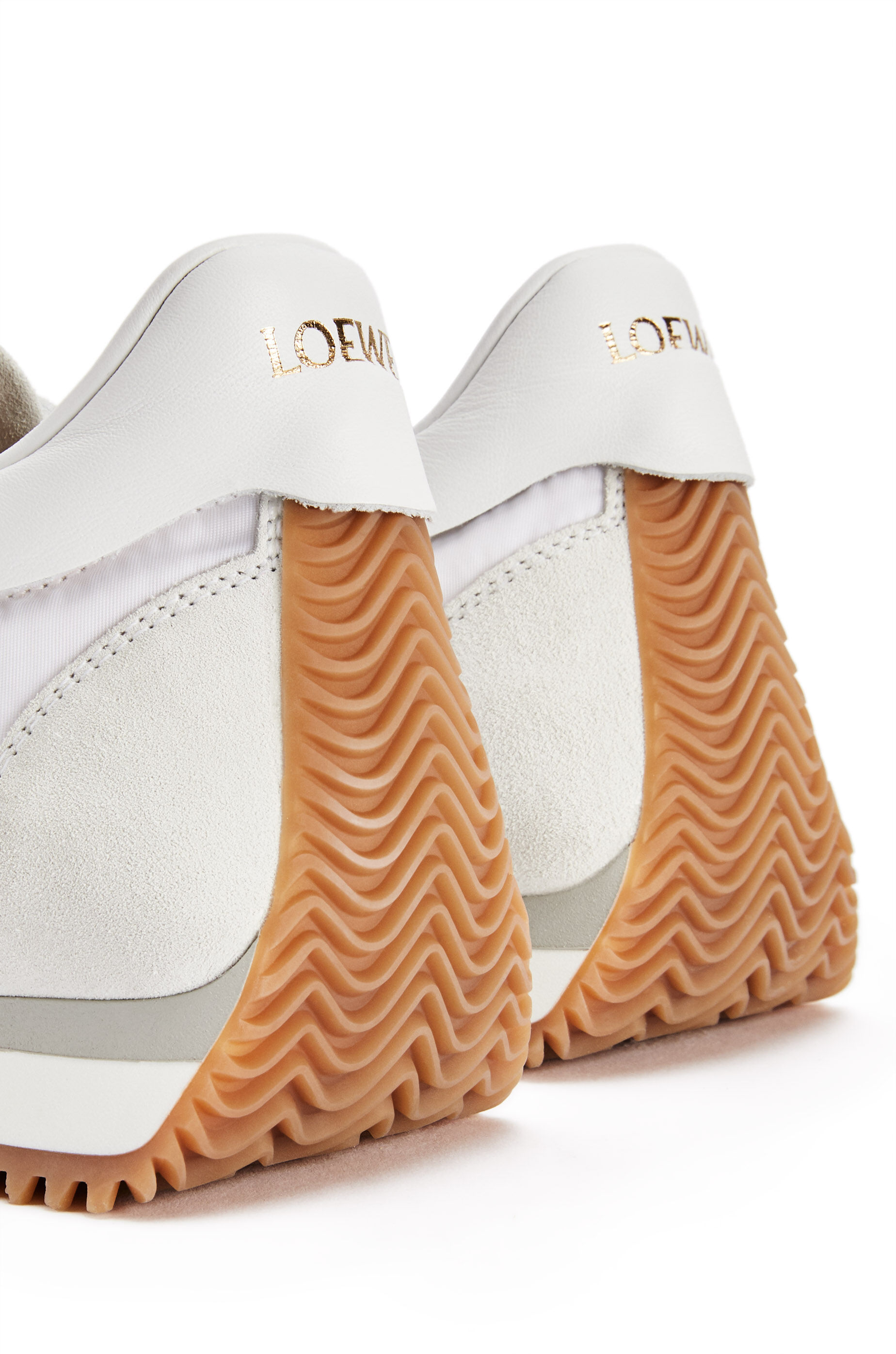 Flow Runner in nylon and suede White - LOEWE