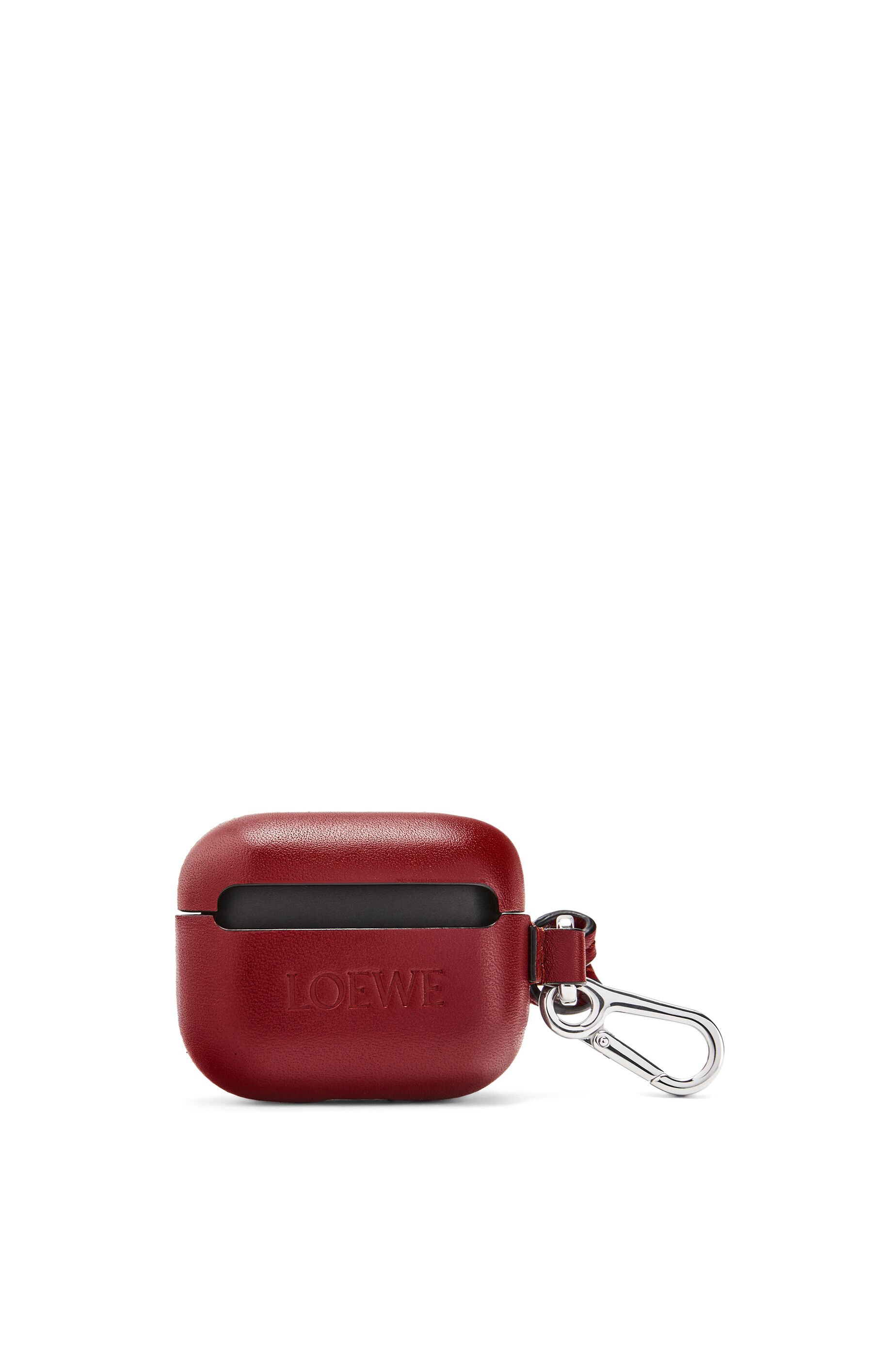 AirPod Pro case in classic calfskin Berry - LOEWE