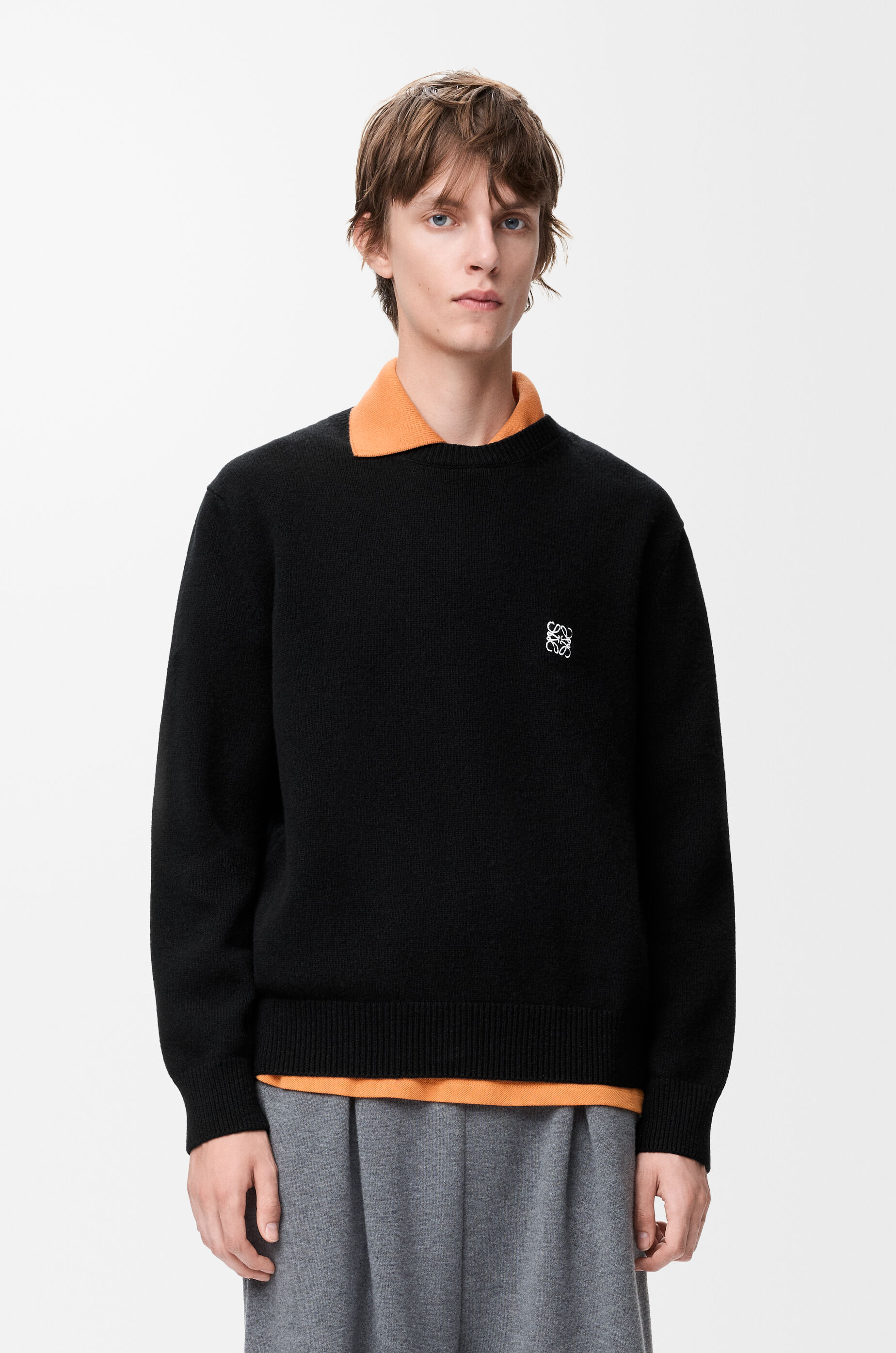 Sweater in wool Black - LOEWE