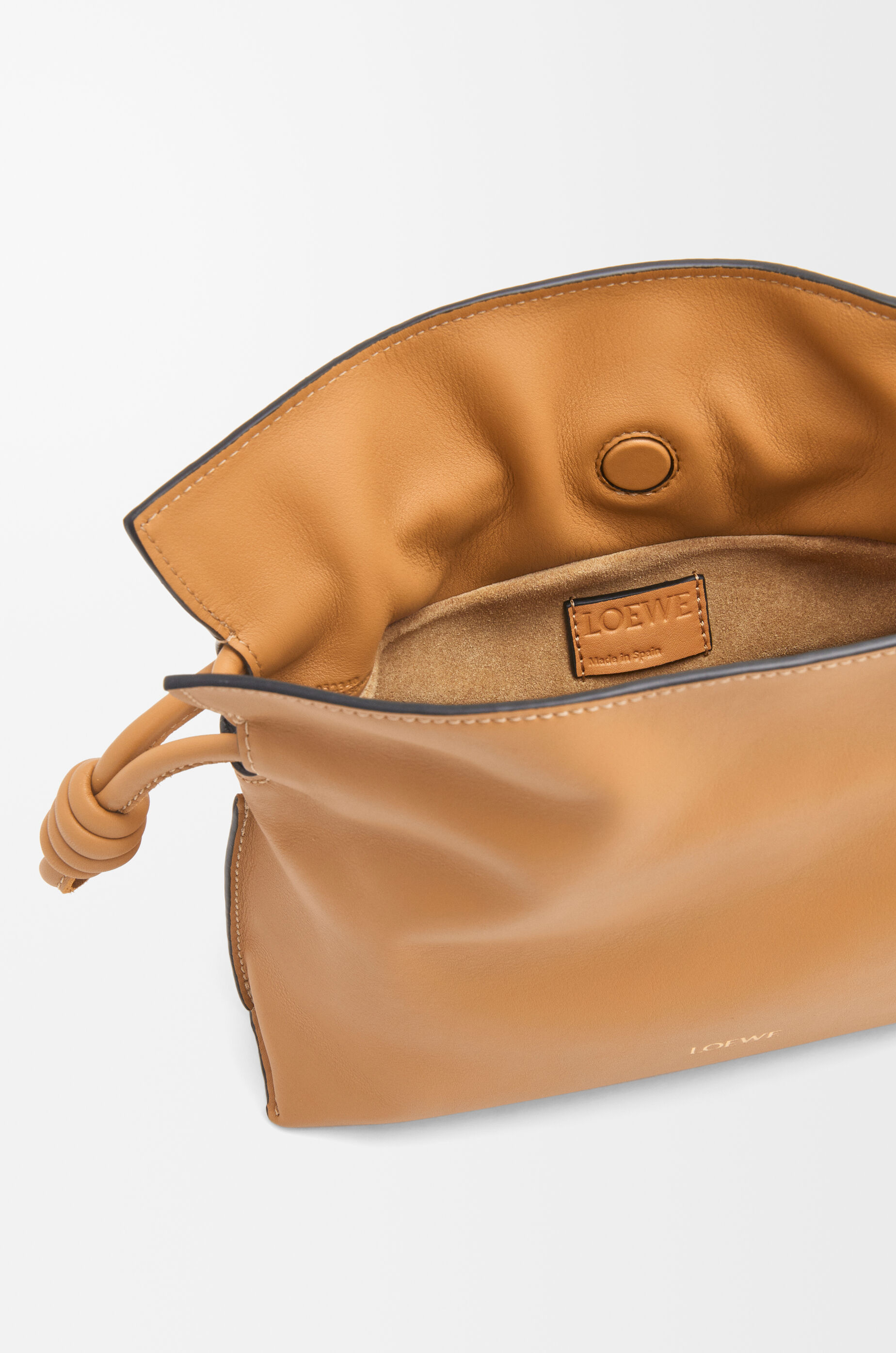 Mini Flamenco clutch in nappa calfskin Warm Desert - LOEWE