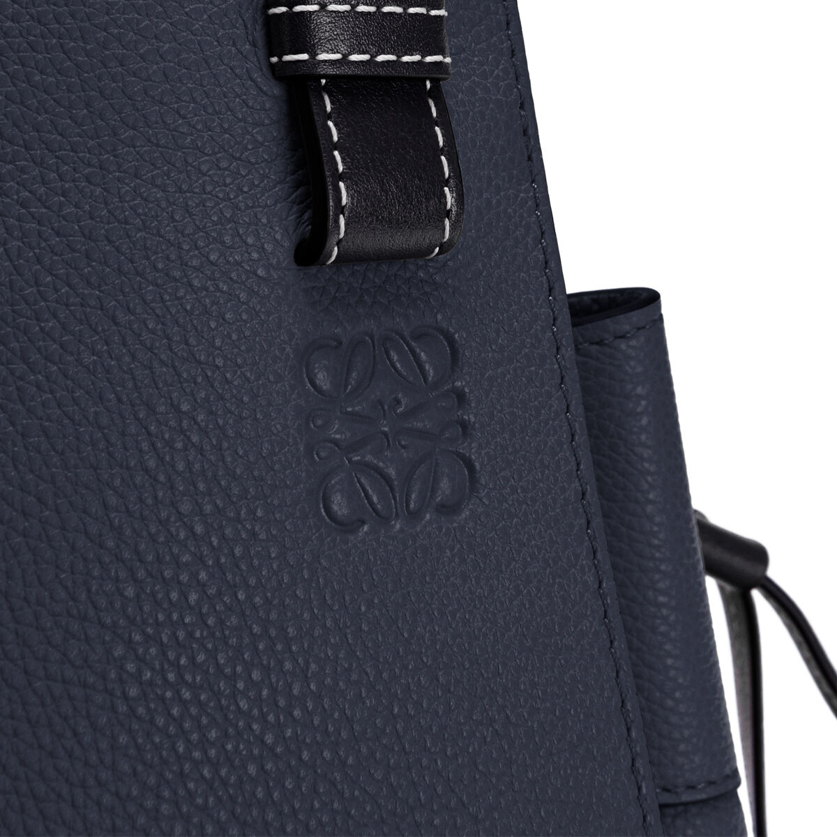 Hammock Drawstring Small Bag Midnight Blue/Black - LOEWE