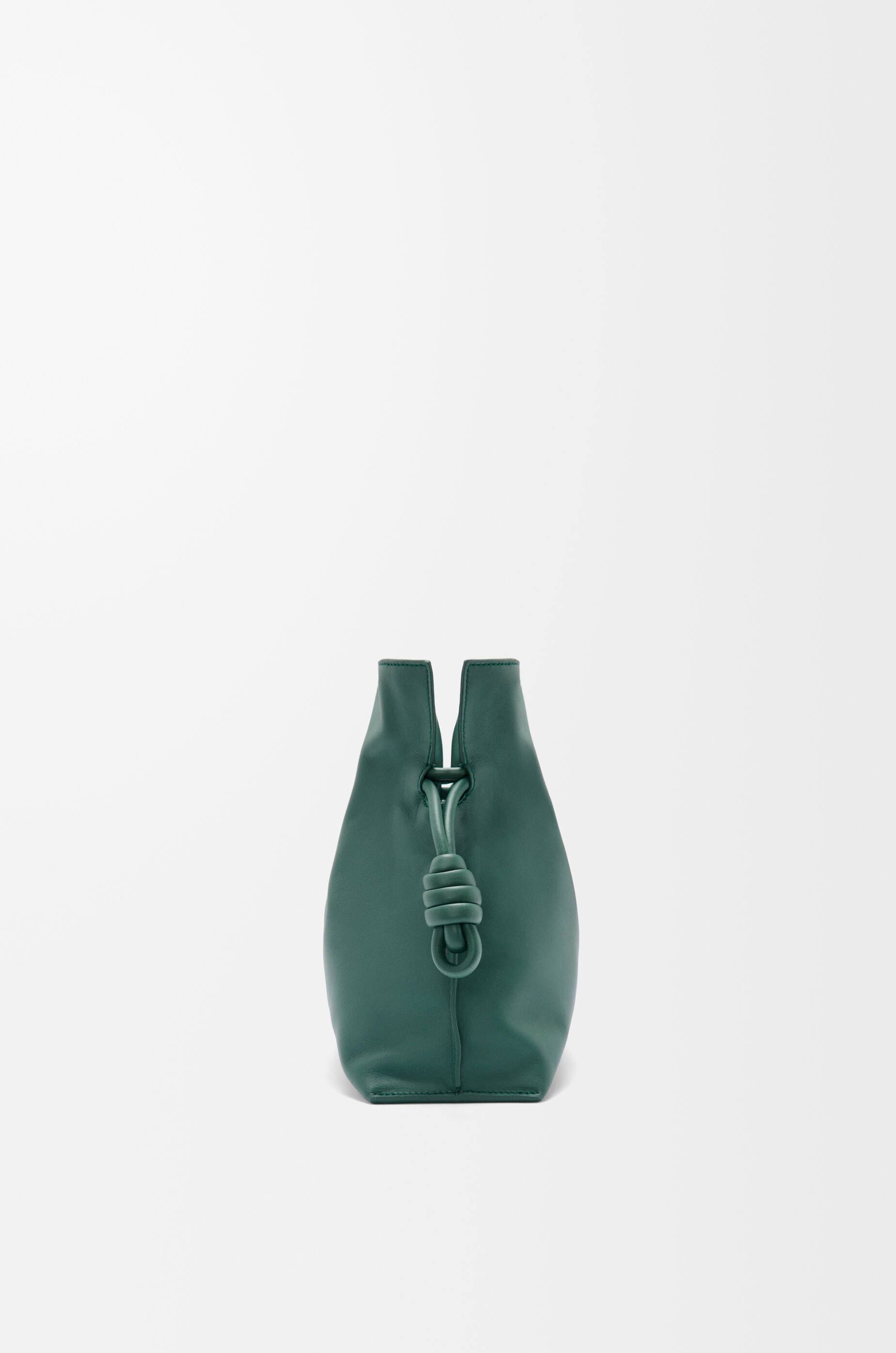 Medium Flamenco clutch in nappa calfskin Green - LOEWE Medium Flamenco clutch in nappa calfskin Green - LOEWE