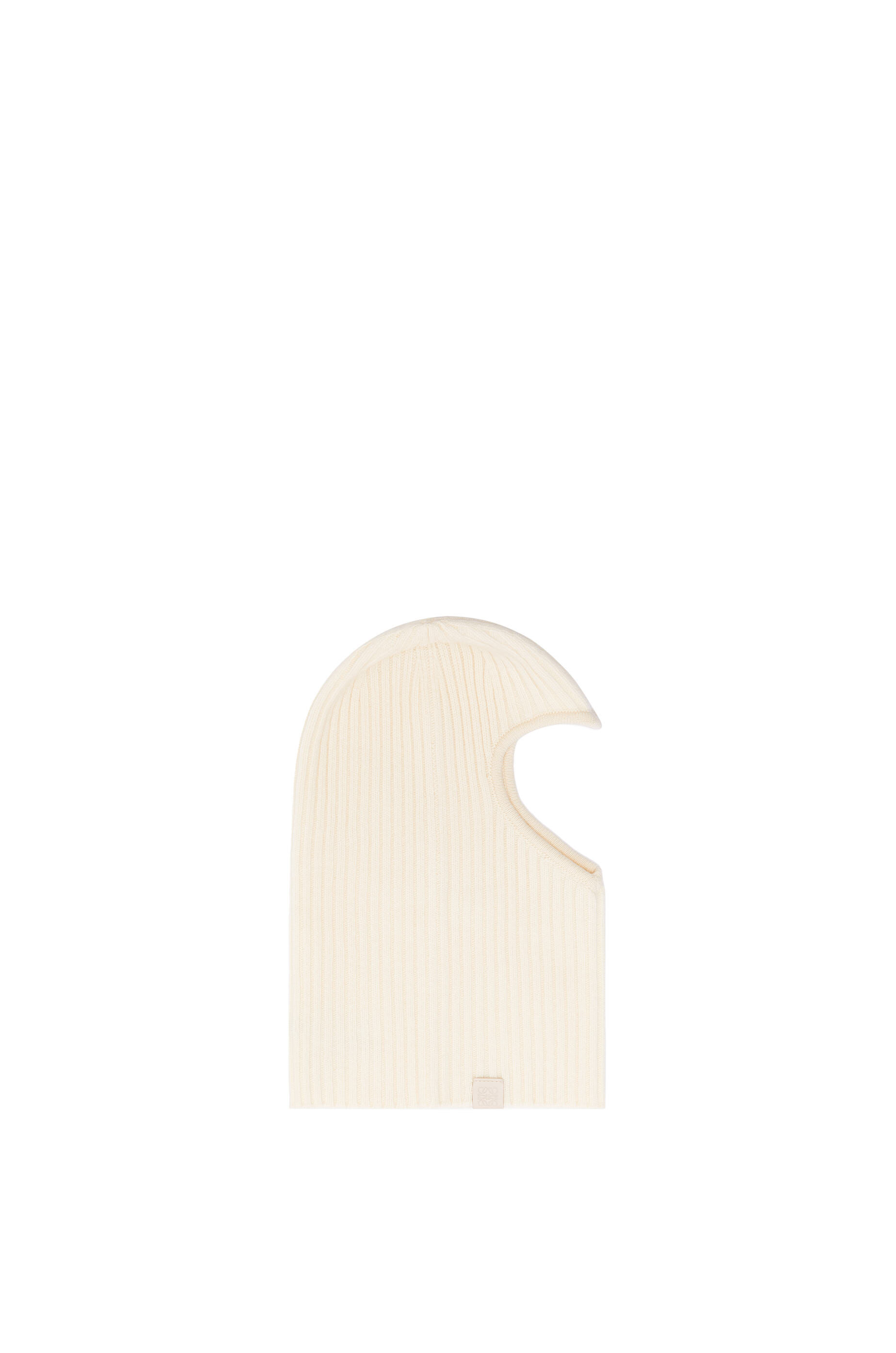 Heart balaclava in. wool White/White - LOEWE