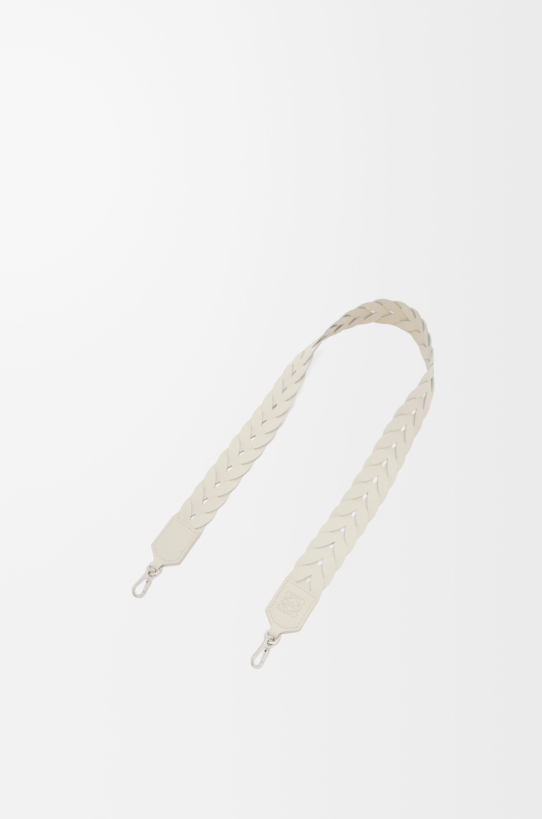 Interlace strap in classic calfskin Sea Salt - LOEWE