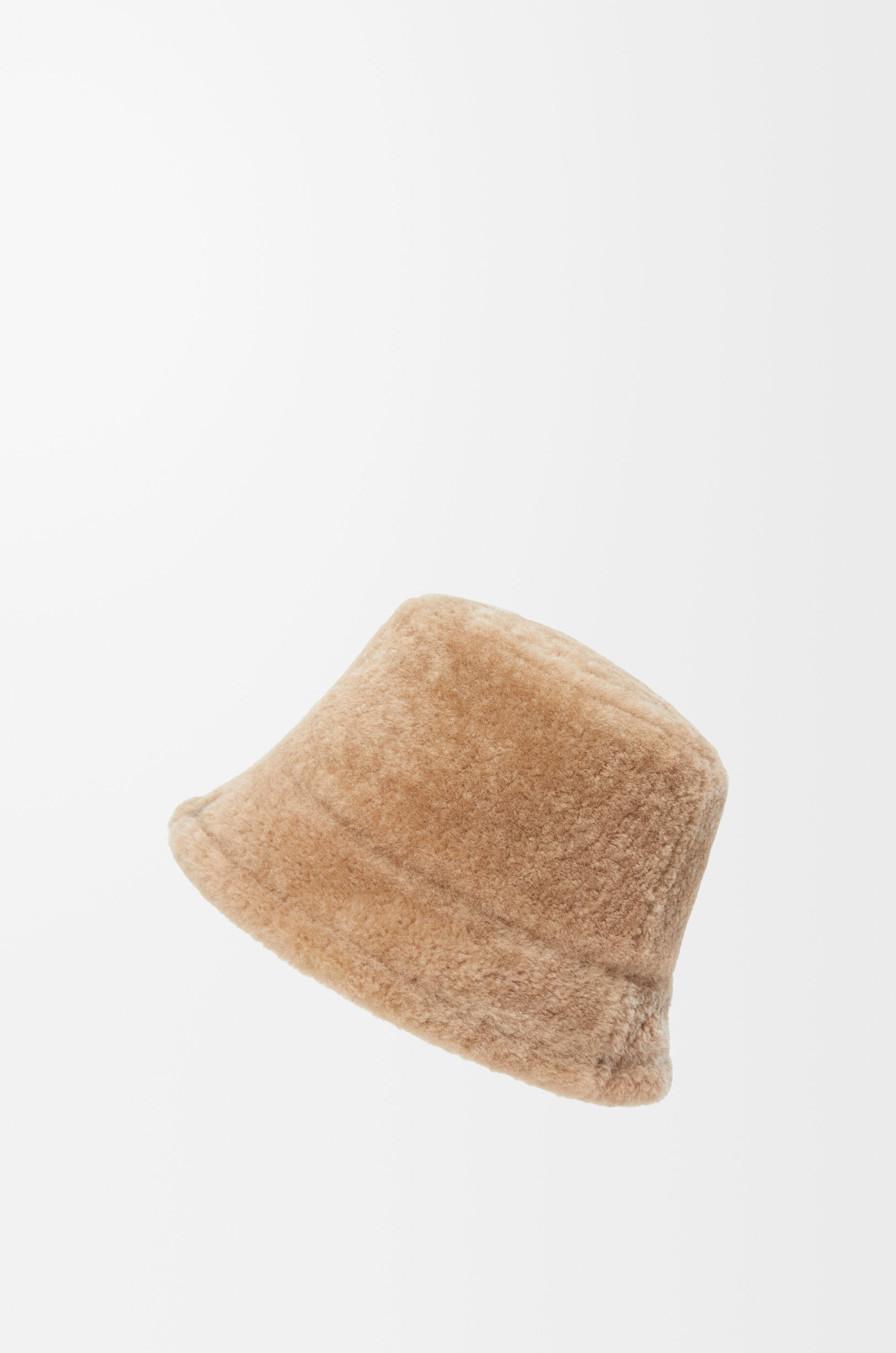 Bucket hat in shearling Beige - LOEWE