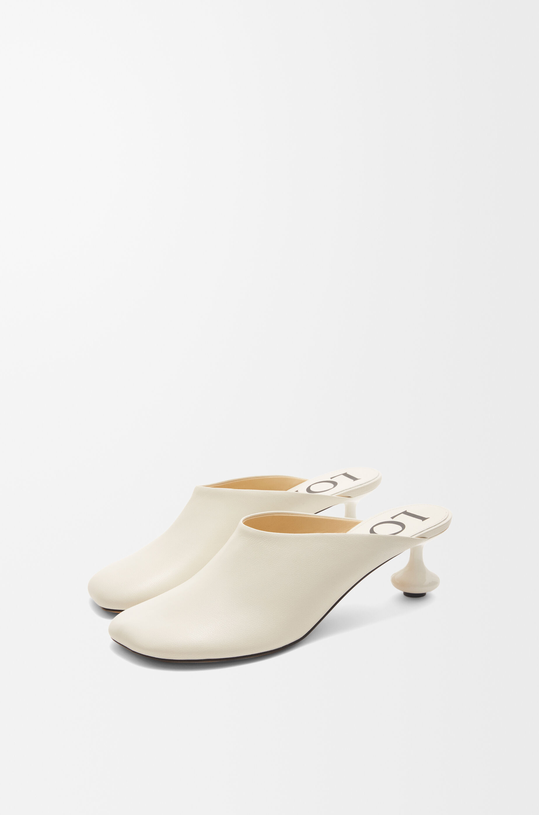 Toy mule in goatskin White - LOEWE