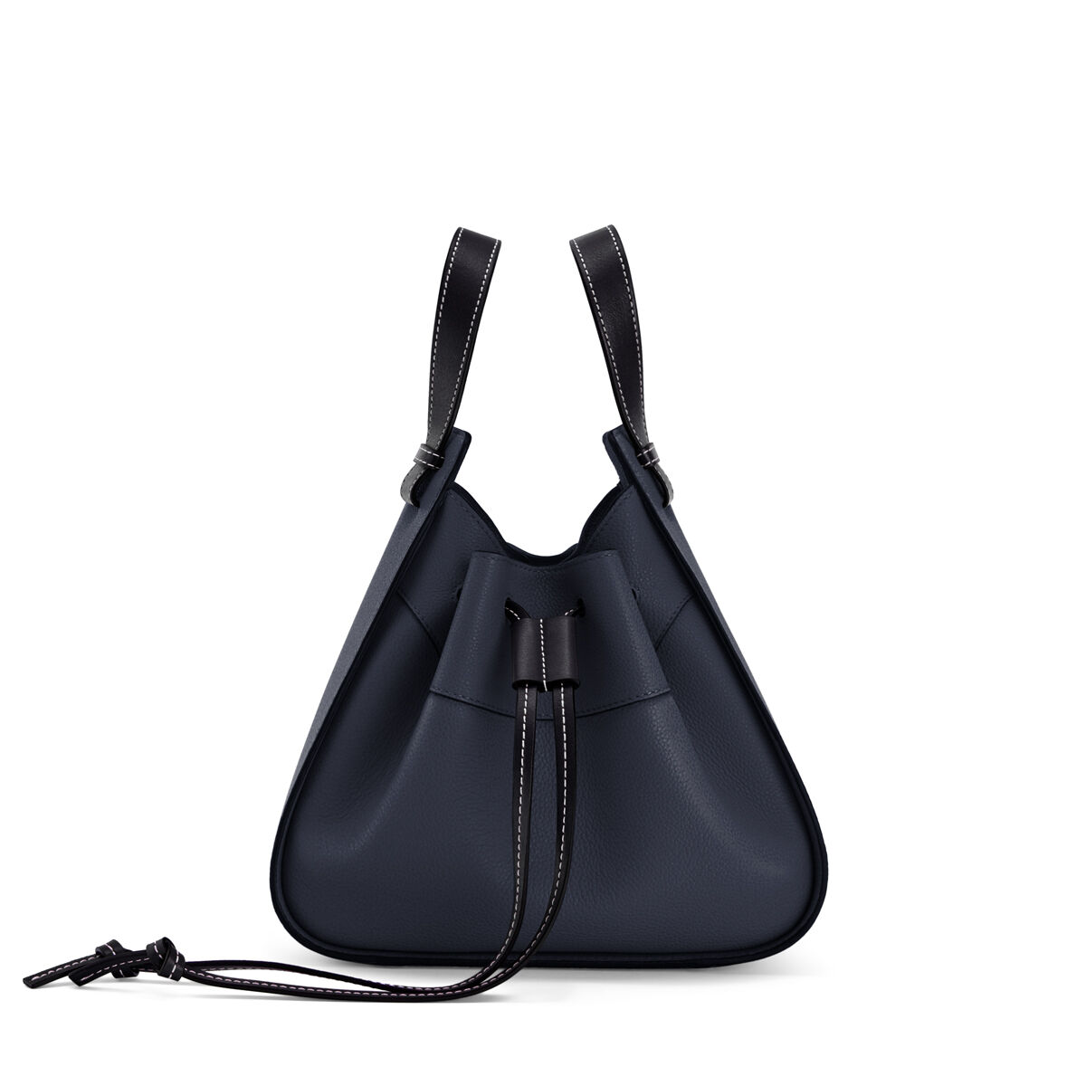 Hammock Drawstring Small Bag Midnight Blue/Black - LOEWE