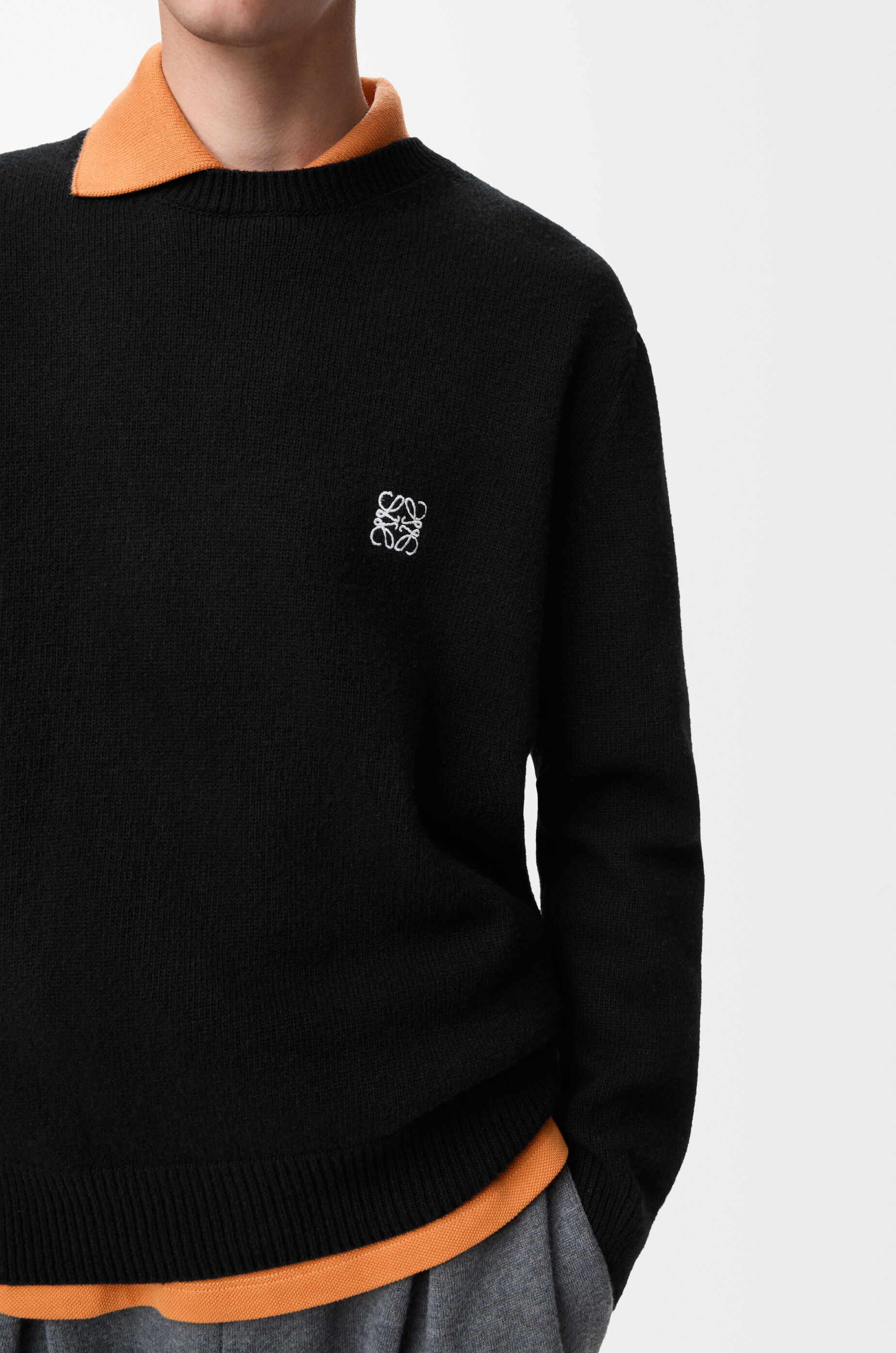 Sweater in wool Black - LOEWE