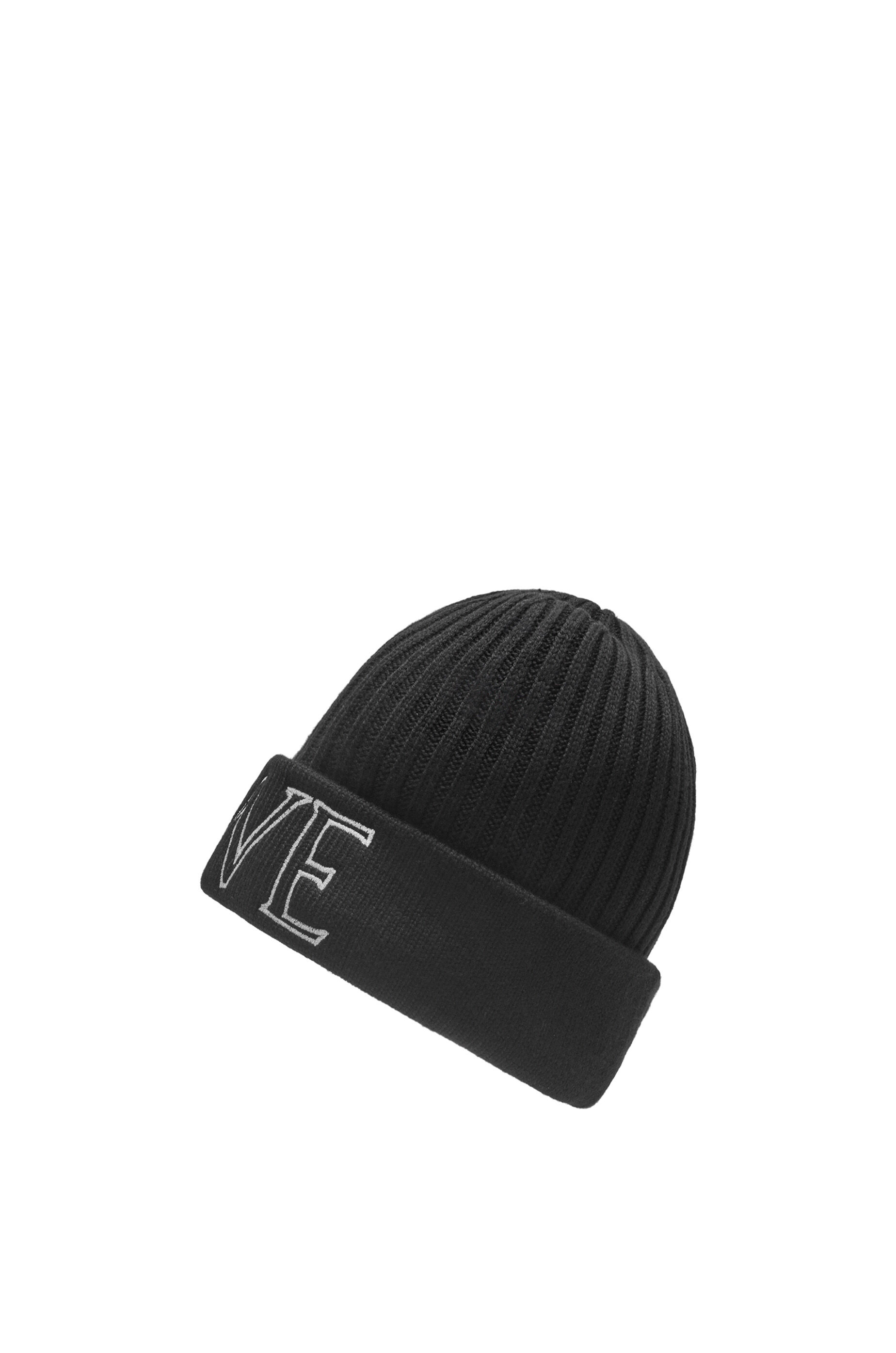 LOEWE beanie in wool Black - LOEWE