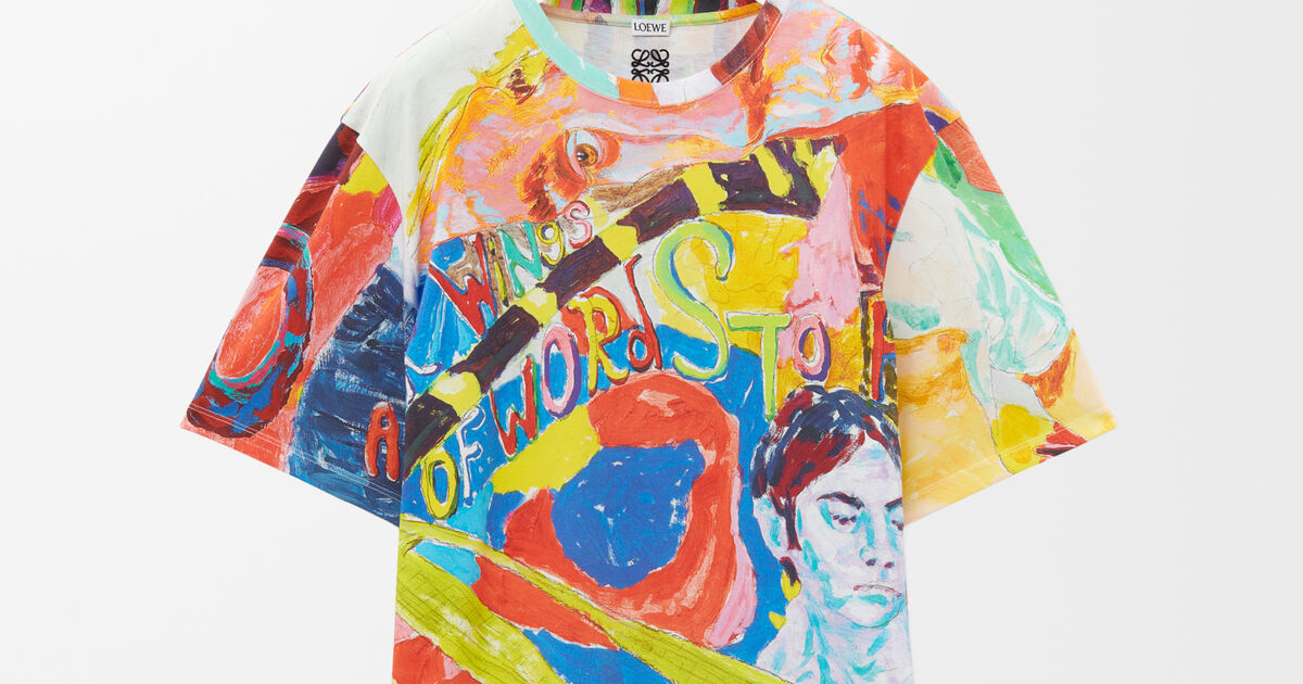 Men Designer t-shirts | Luxury Long Sleeve t-shirts | Loewe - LOEWE