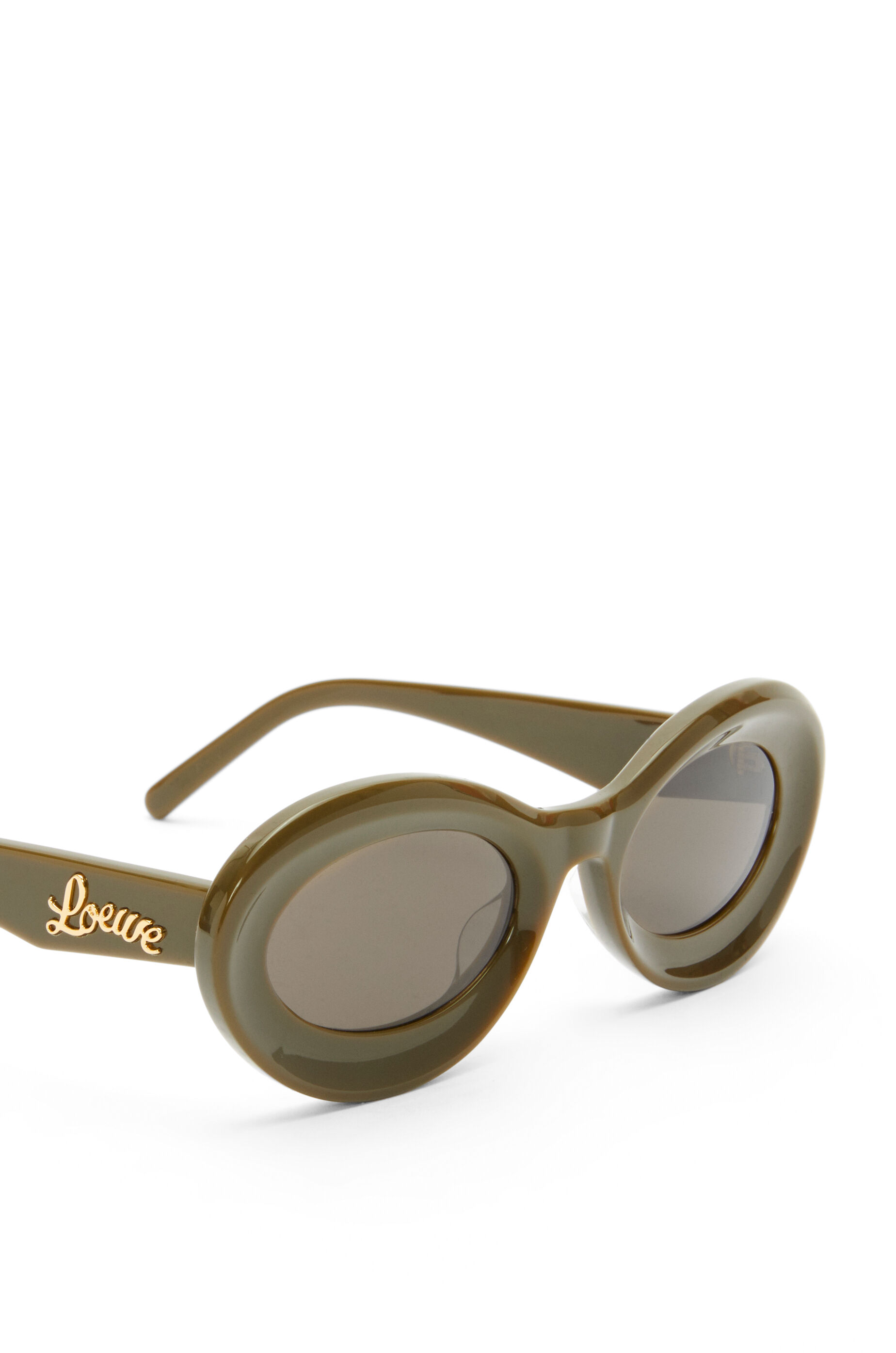 Loop sunglasses in acetate Shiny Khaki - LOEWE