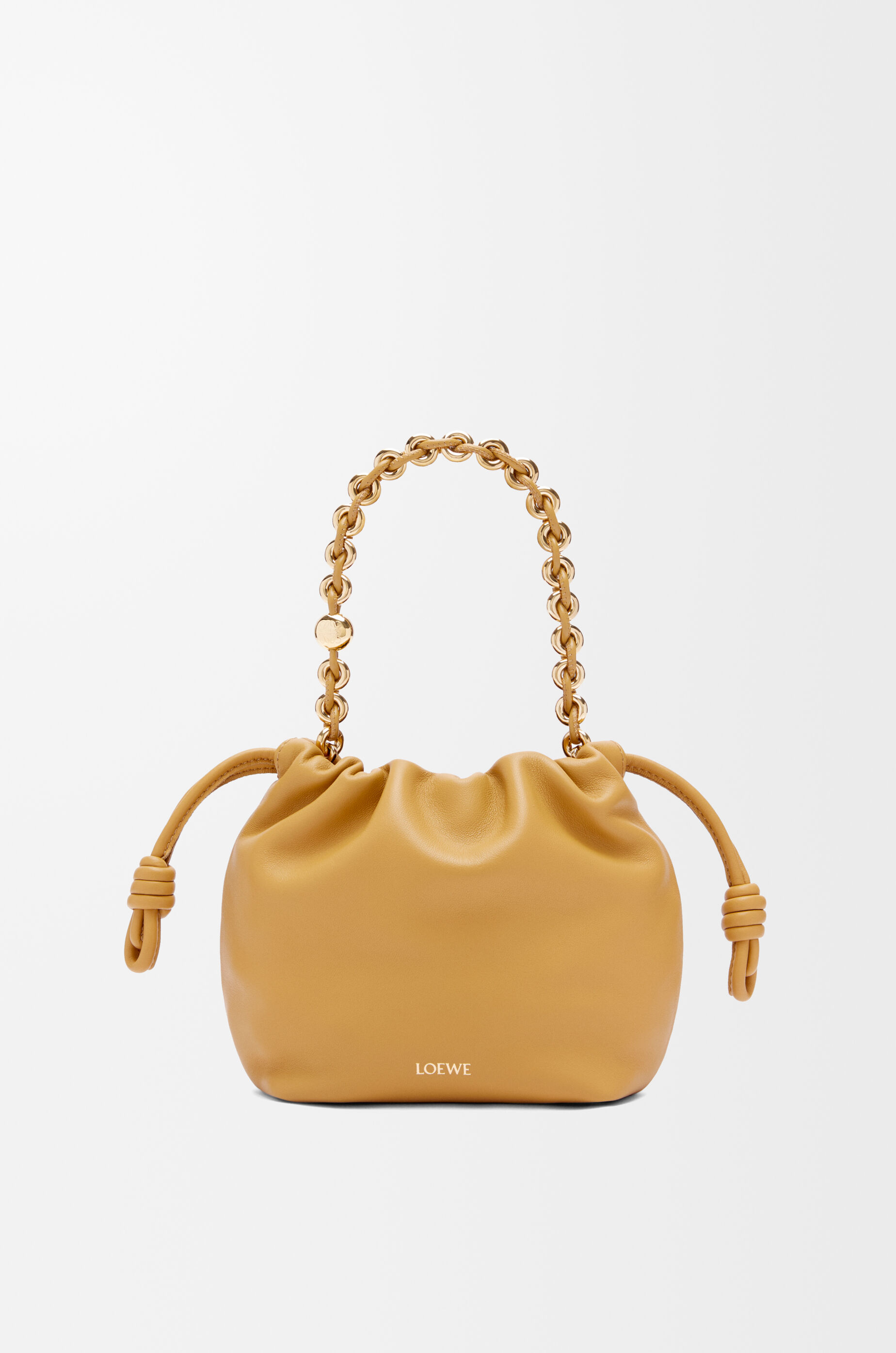 Mini Flamenco Purse bag in mellow nappa lambskin Sahara - LOEWE