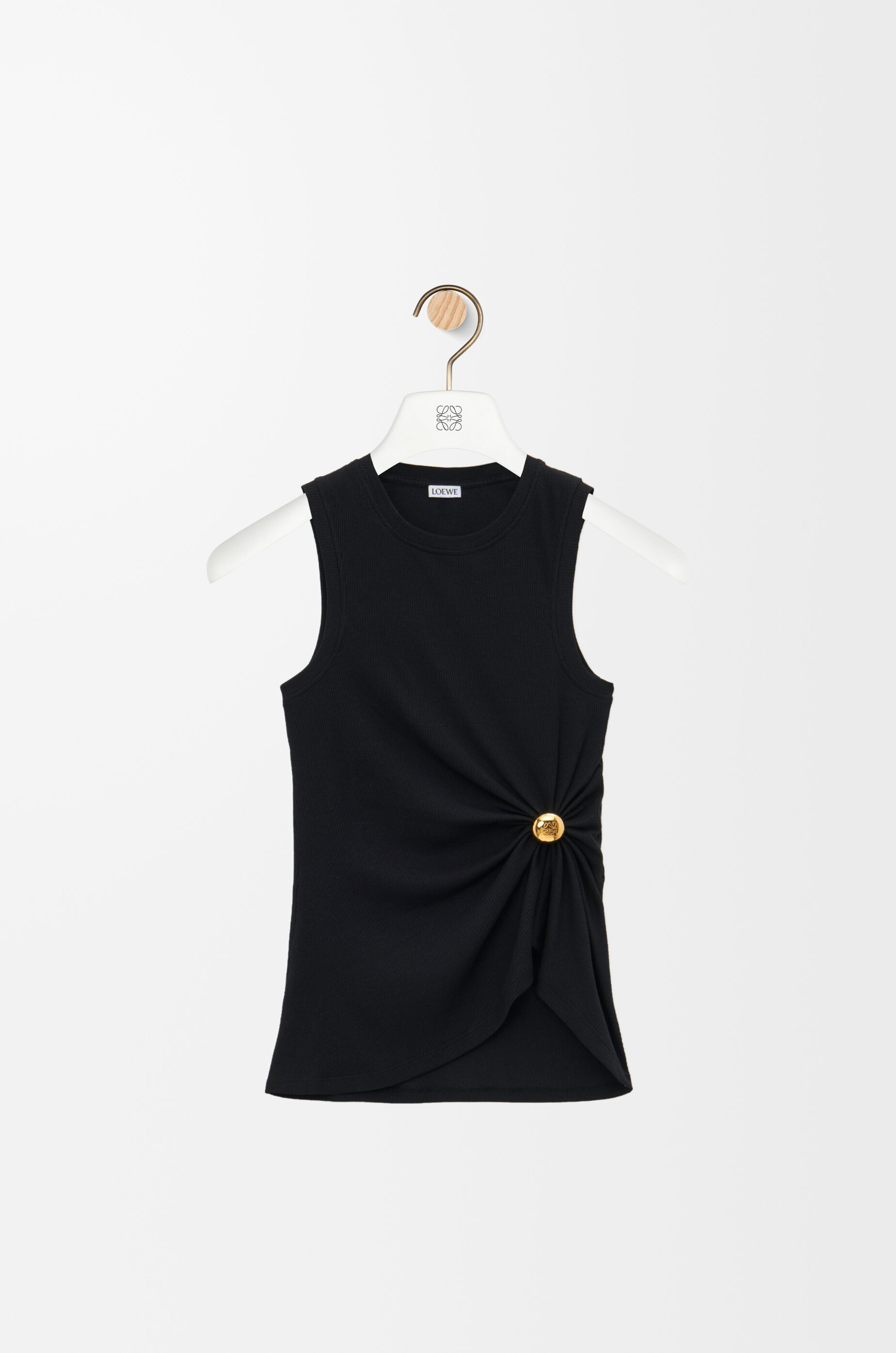 Pebble top in cotton Black - LOEWE