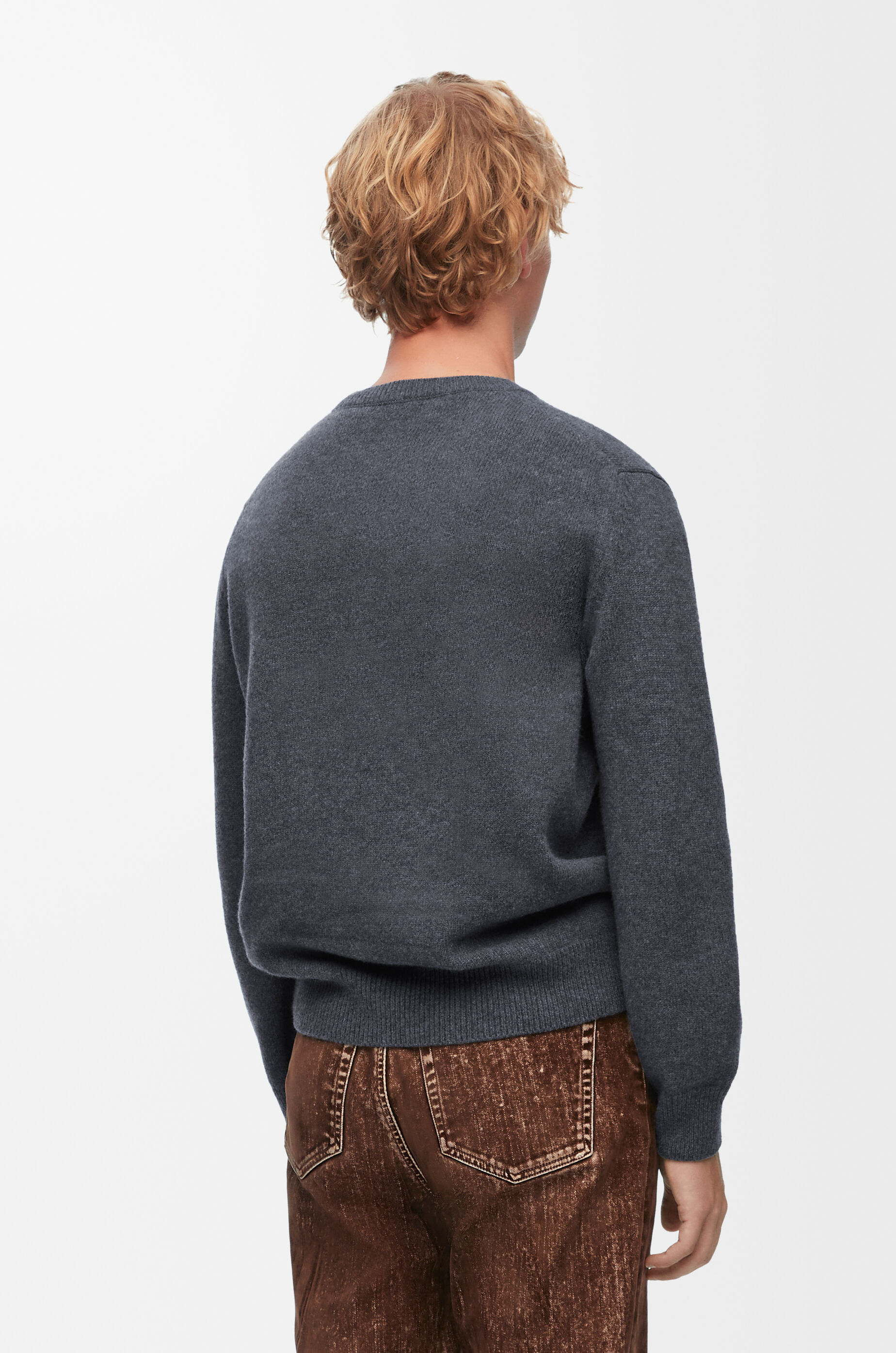 Sweater in wool Grey - LOEWE