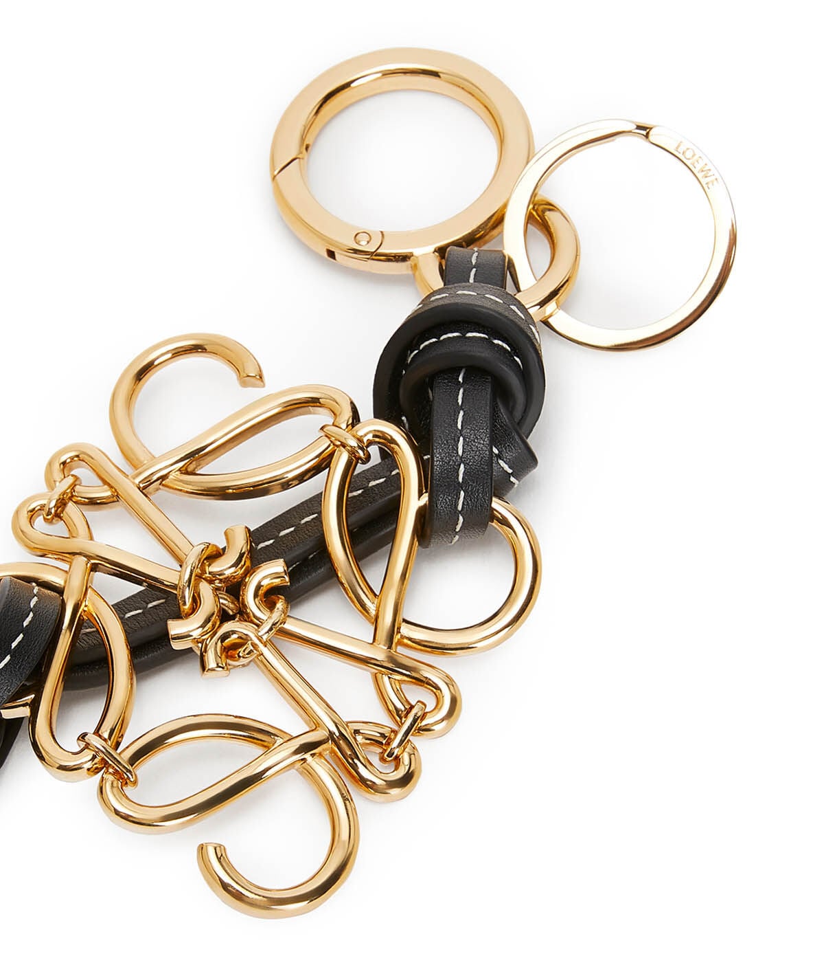 Metallic Anagram Charm Gold - LOEWE