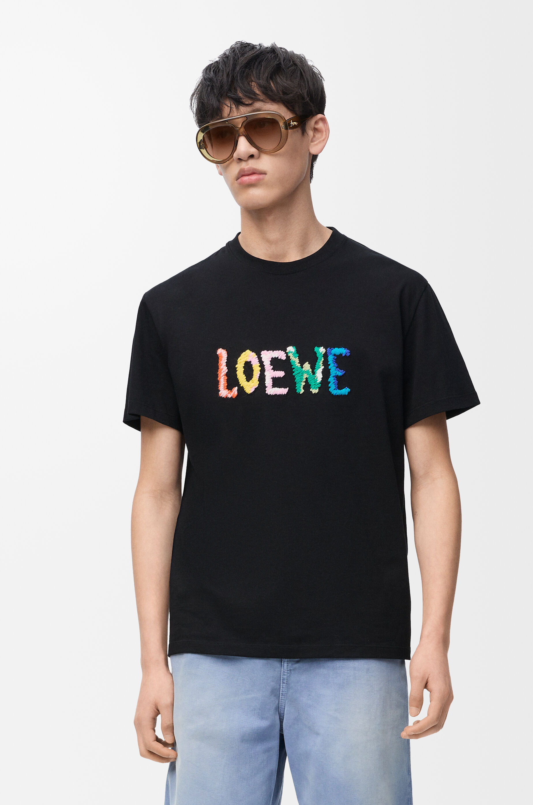 Relaxed fit T-shirt in cotton Black - LOEWE