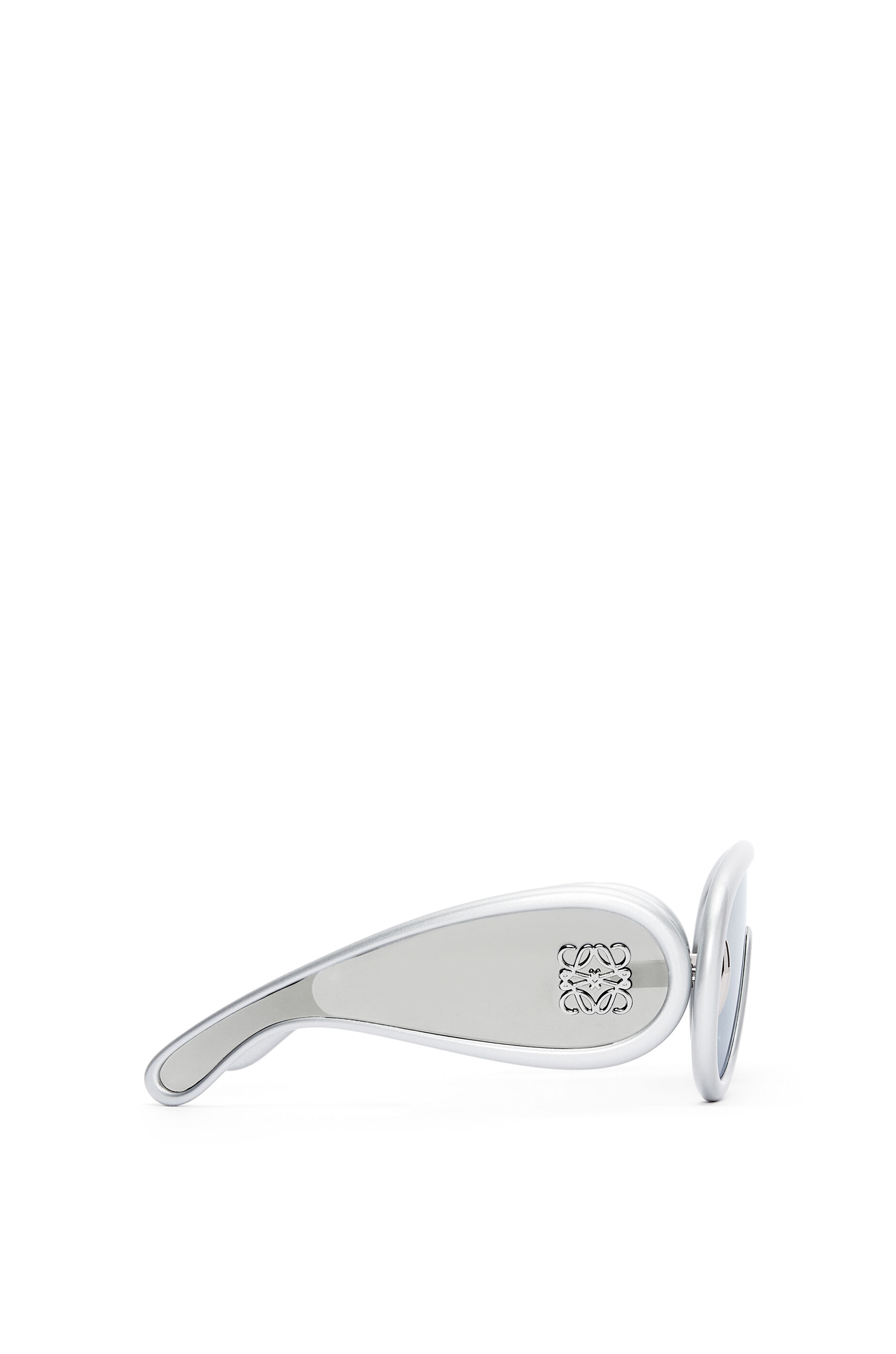 Wave mask sunglasses Silver - LOEWE