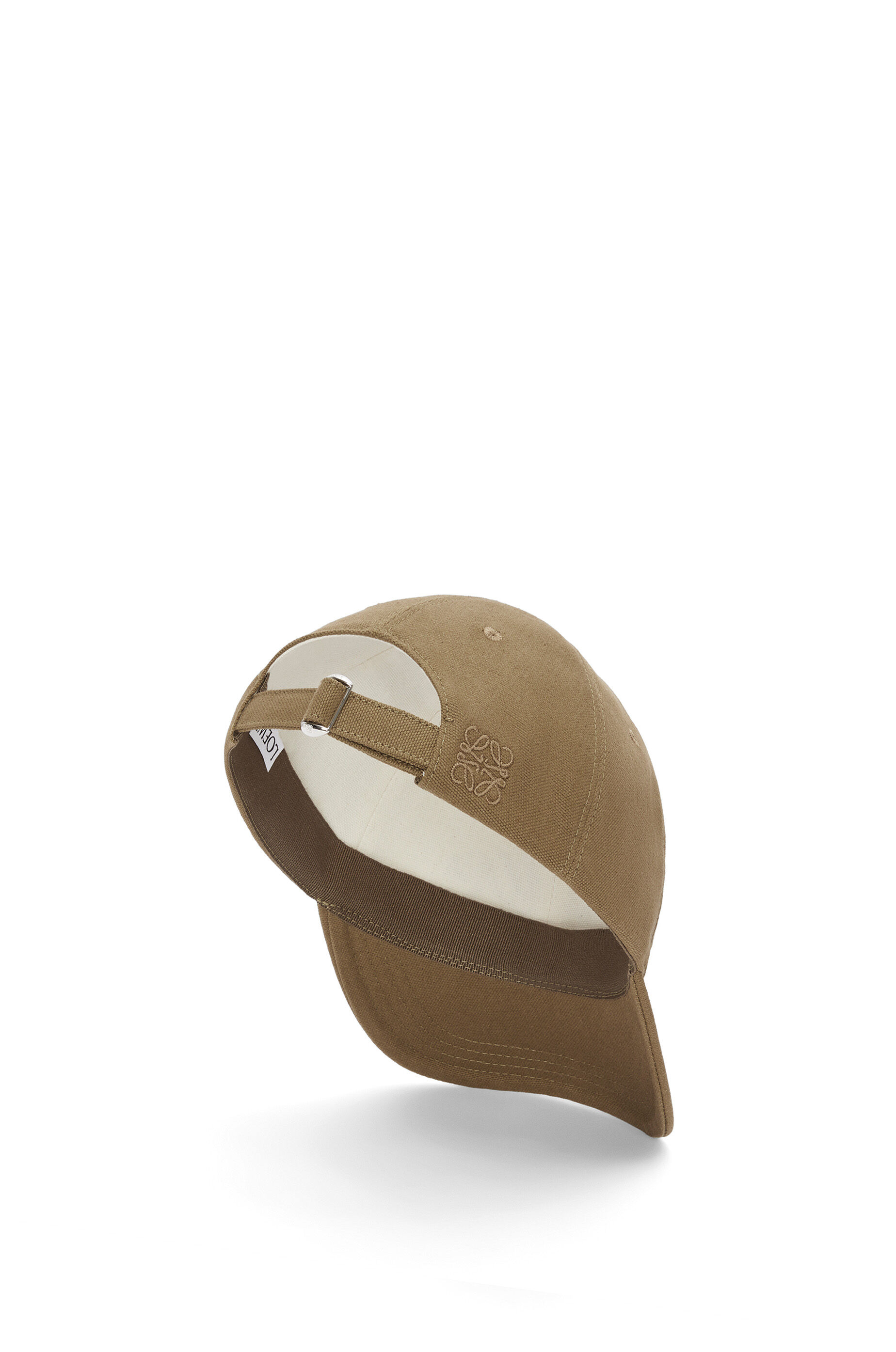 Cap in canvas Olive - LOEWE