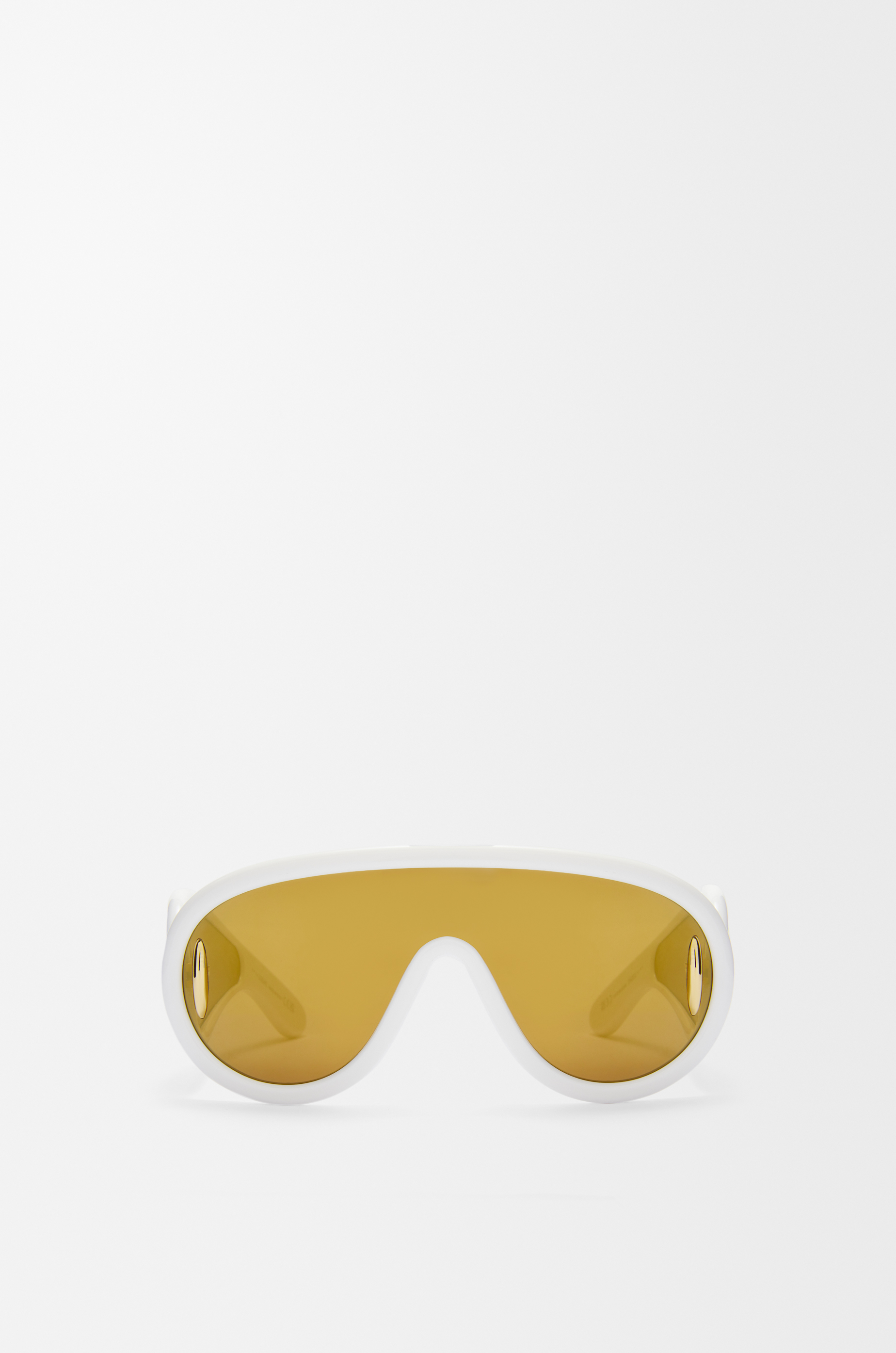 Wave mask sunglasses Ivory - LOEWE