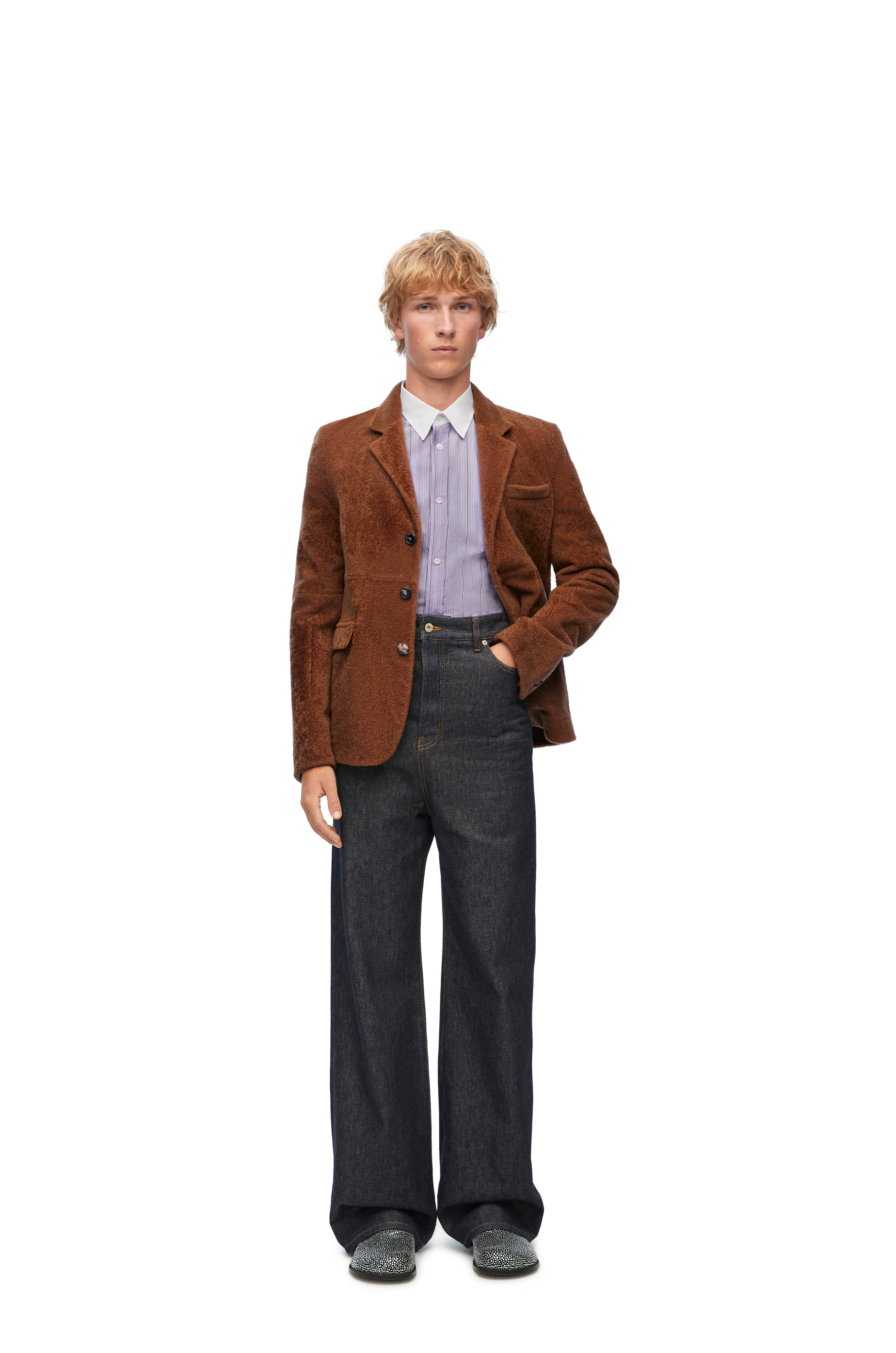 Luxury leather clothing and jackets · LOEWE men - LOEWE