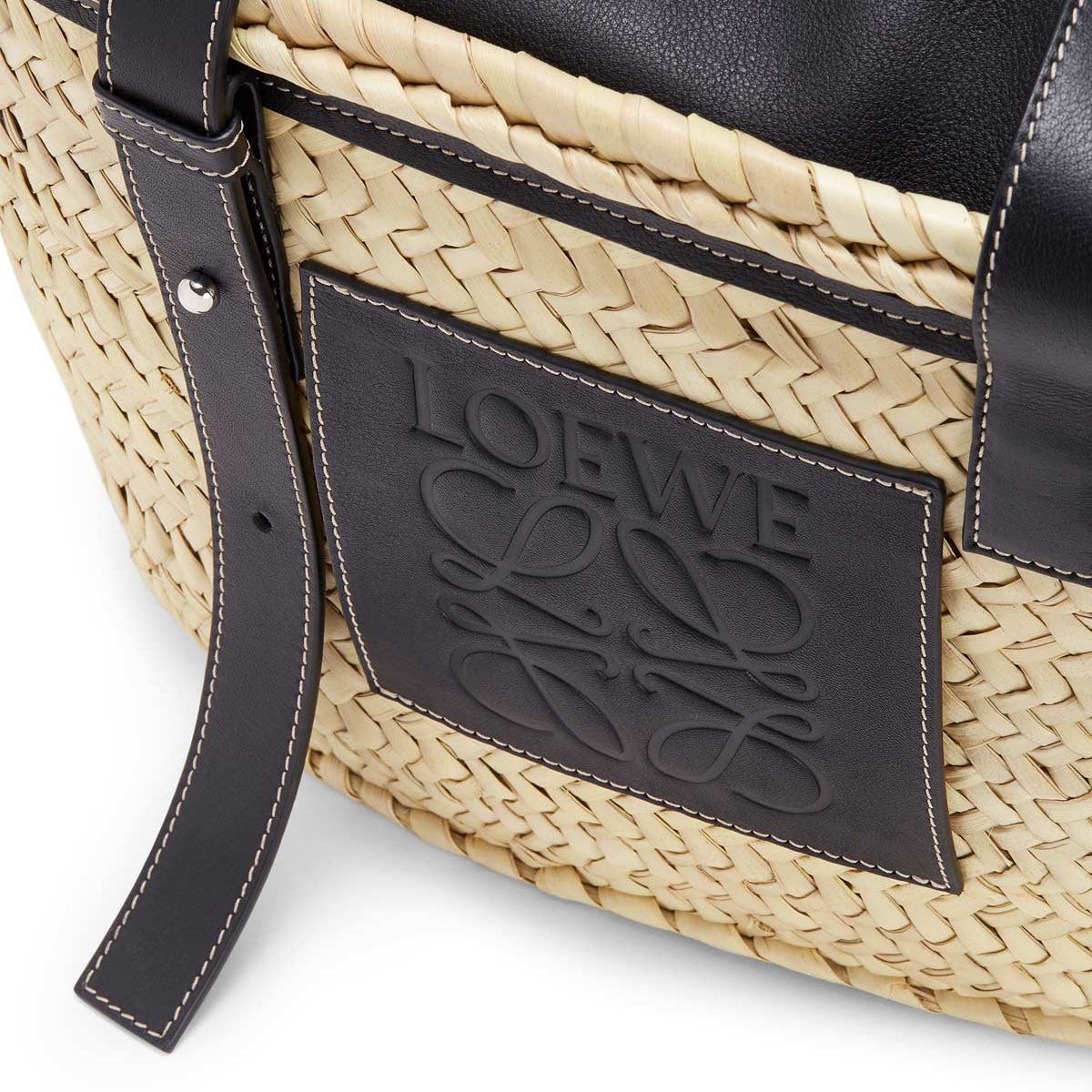 Basket Bag Natural/Black - LOEWE