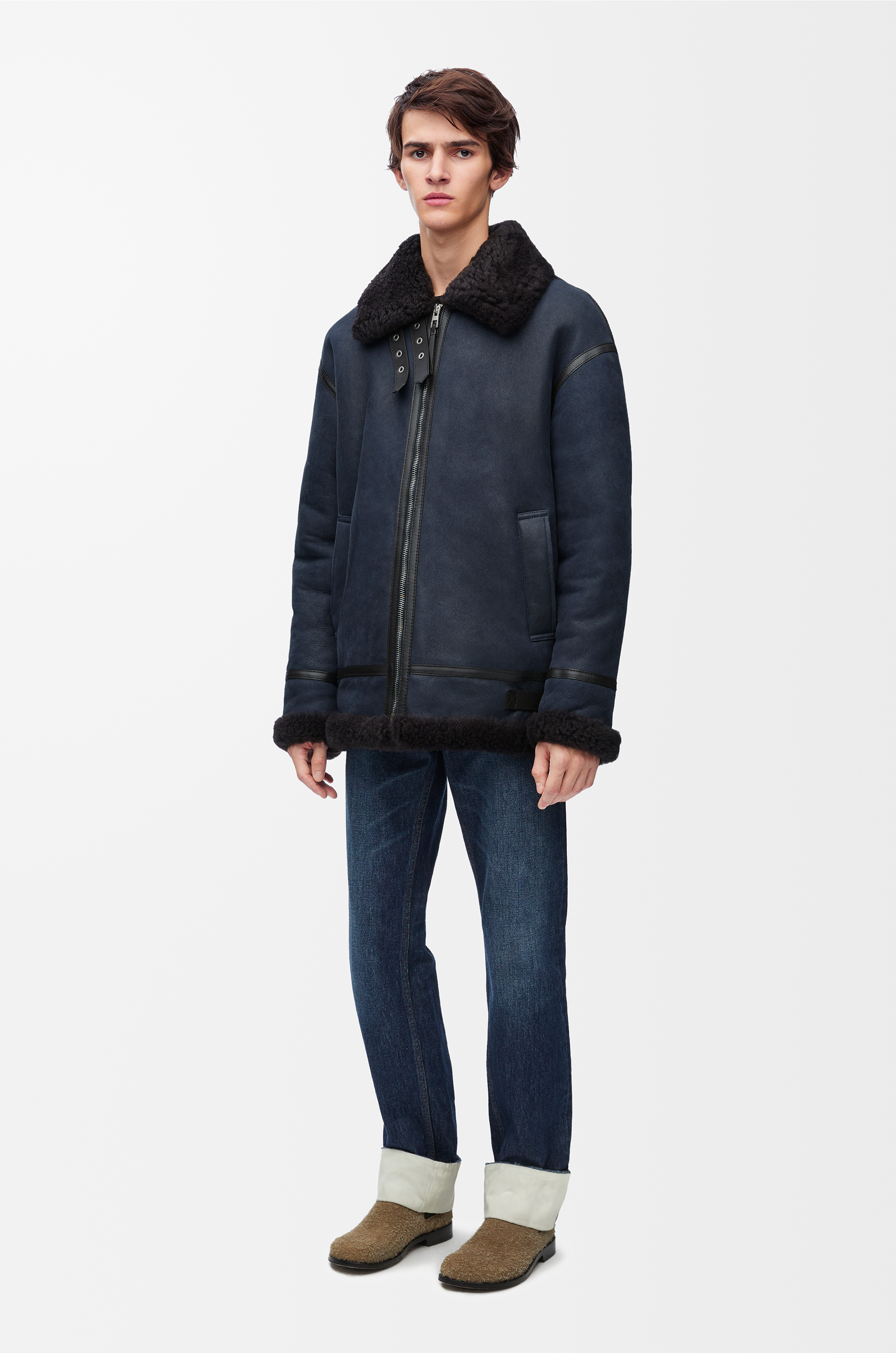 Luxury leather clothing and jackets · LOEWE men - LOEWE