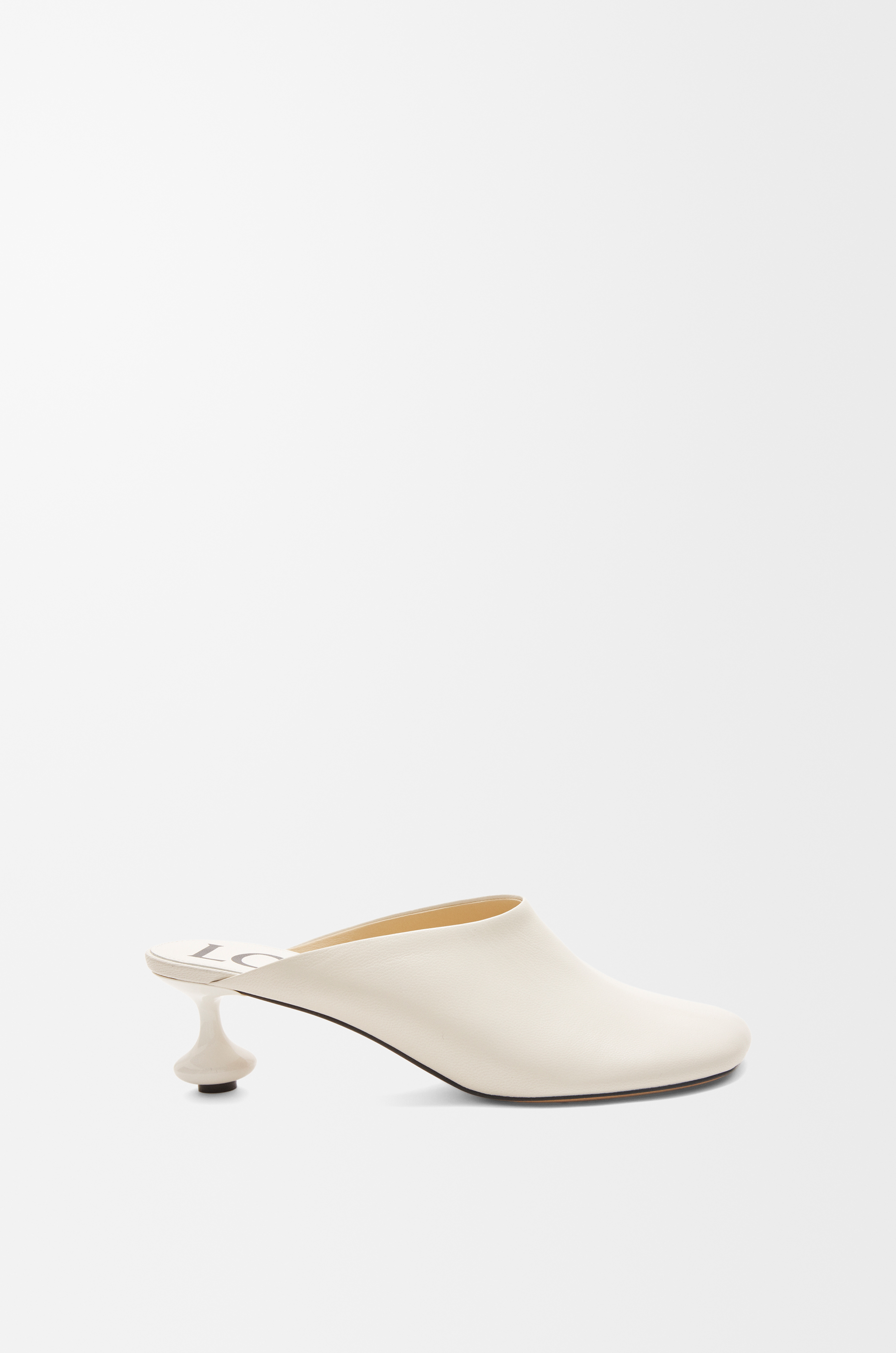 Toy mule in goatskin White - LOEWE