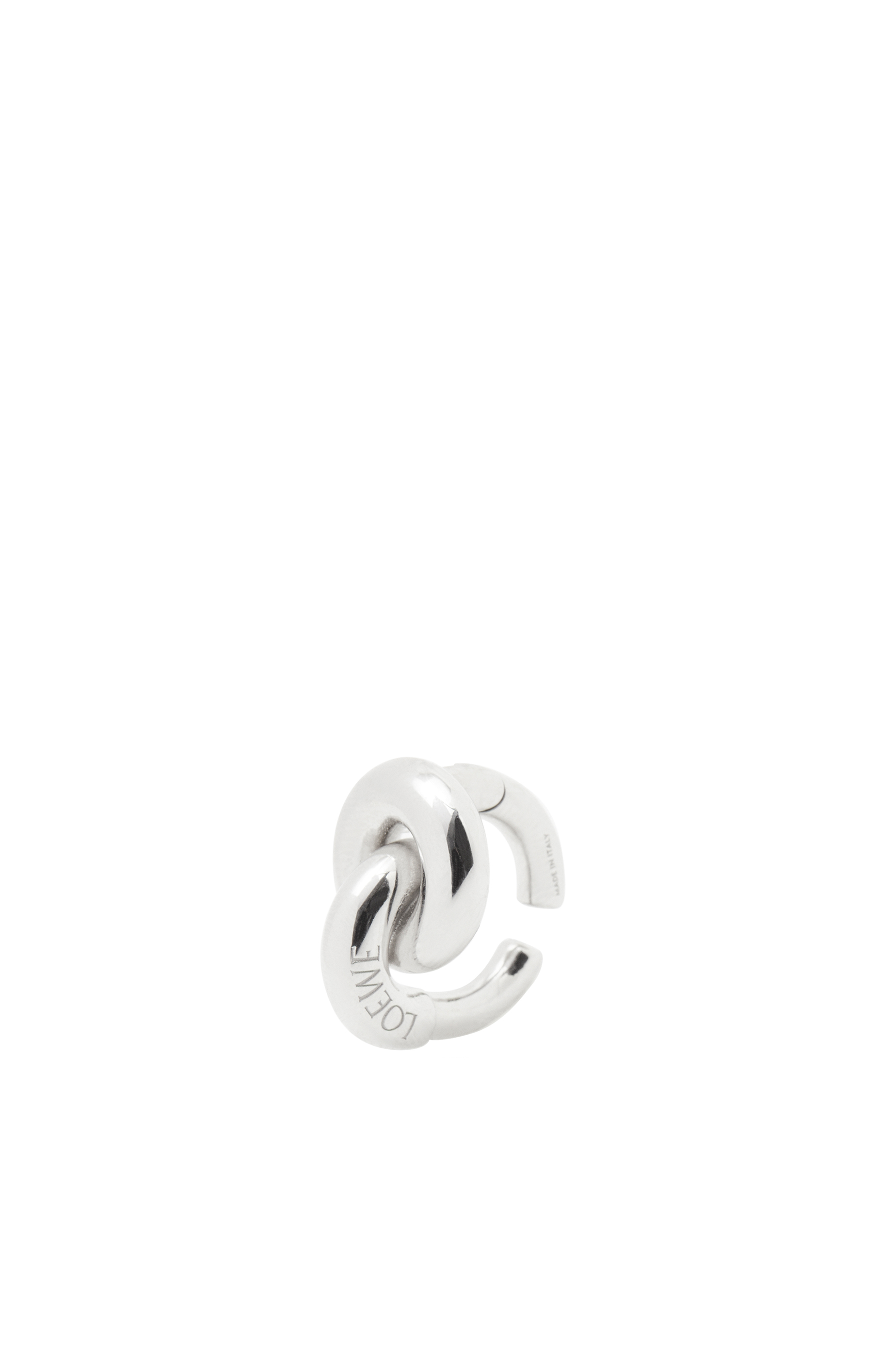 Ear cuff Donut Link en plata de ley Plata - LOEWE