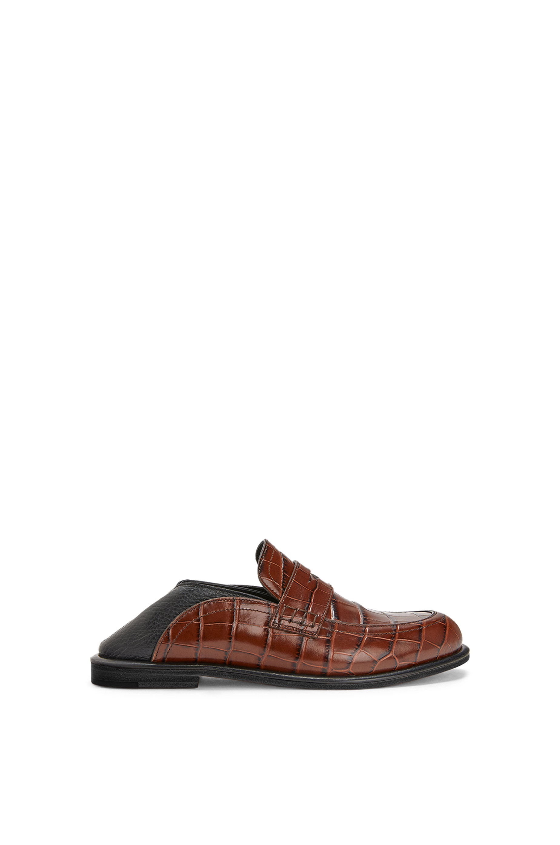 Slip on loafer in calfskin Brown/Black - LOEWE