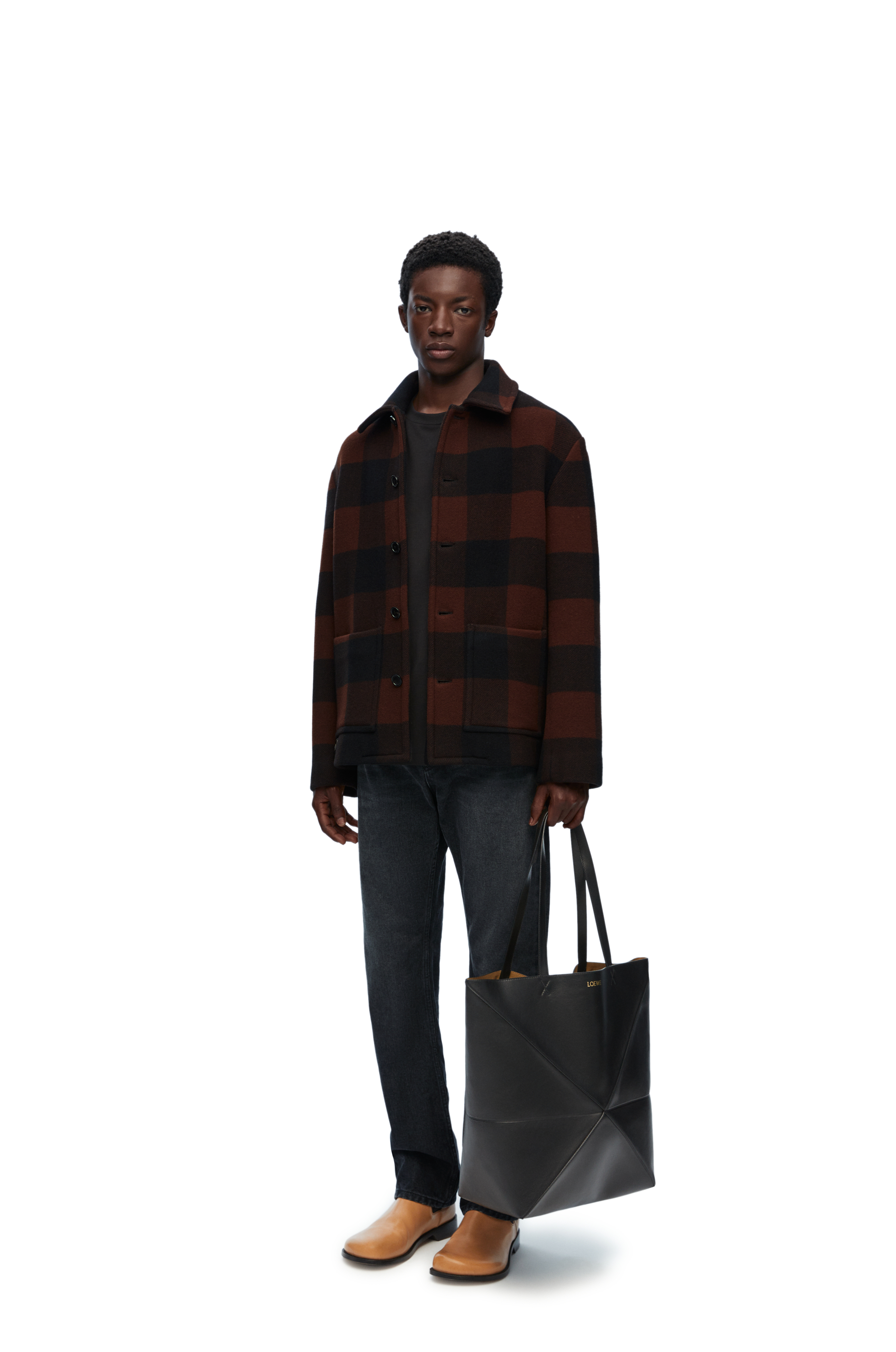 Men Designer Coat | Luxury Outerwear Collection | Loewe - LOEWE