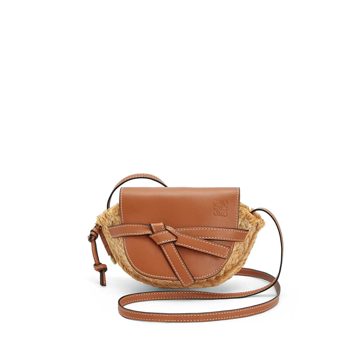 Bolso Gate Mini Bronceado/Natural - LOEWE