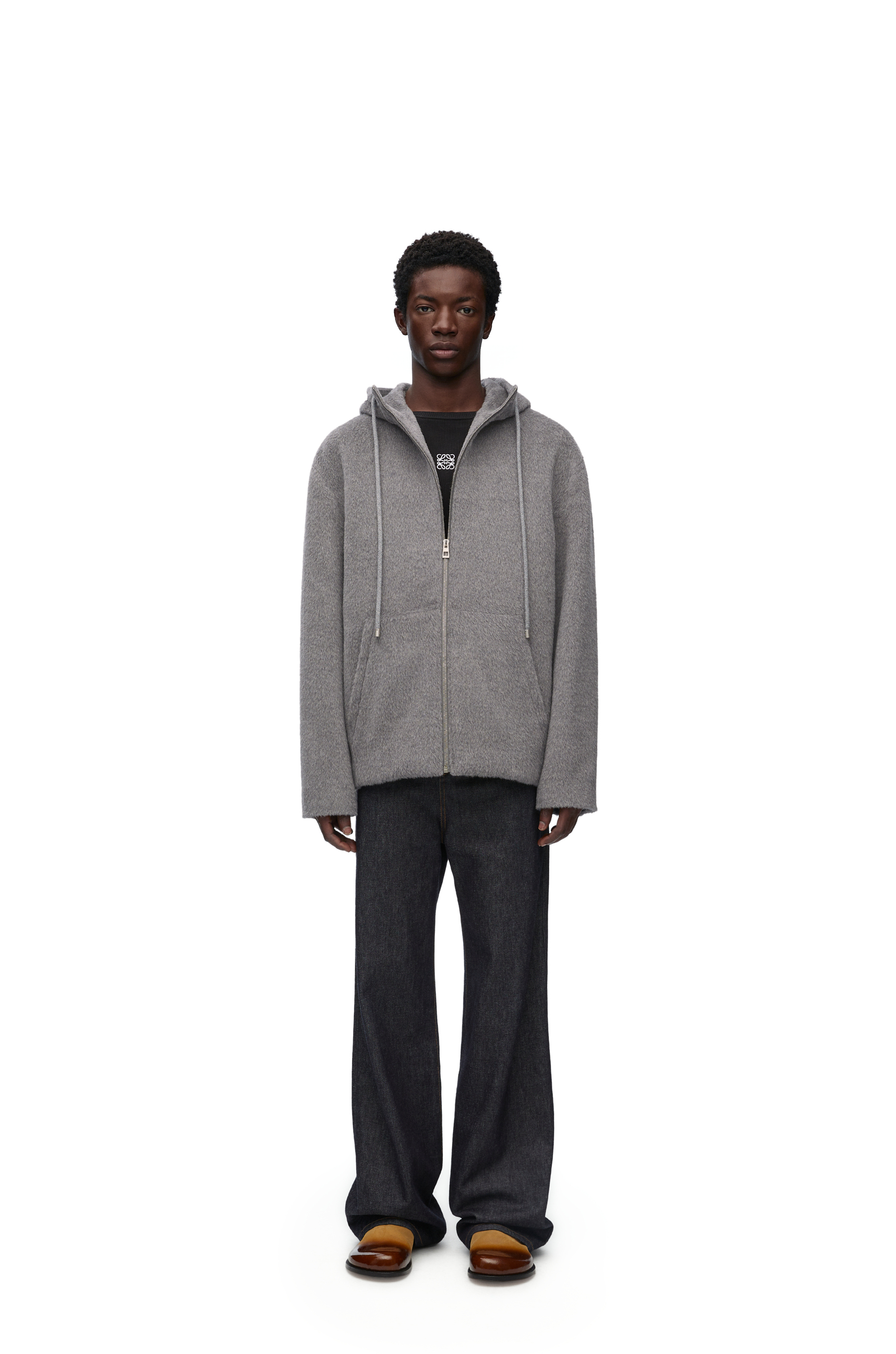 Men Designer Coat | Luxury Outerwear Collection | Loewe - LOEWE