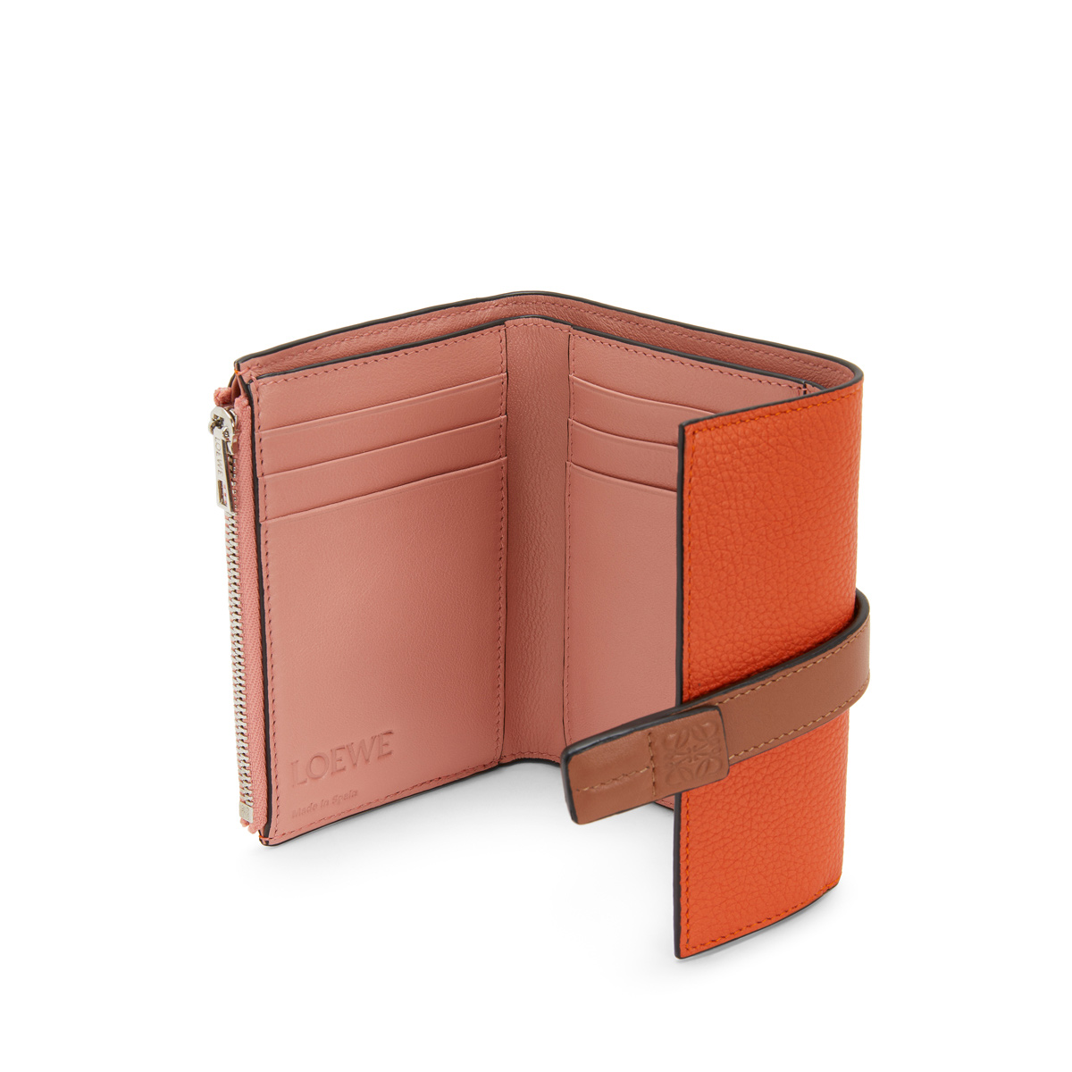 Small Vertical Wallet Orange - LOEWE