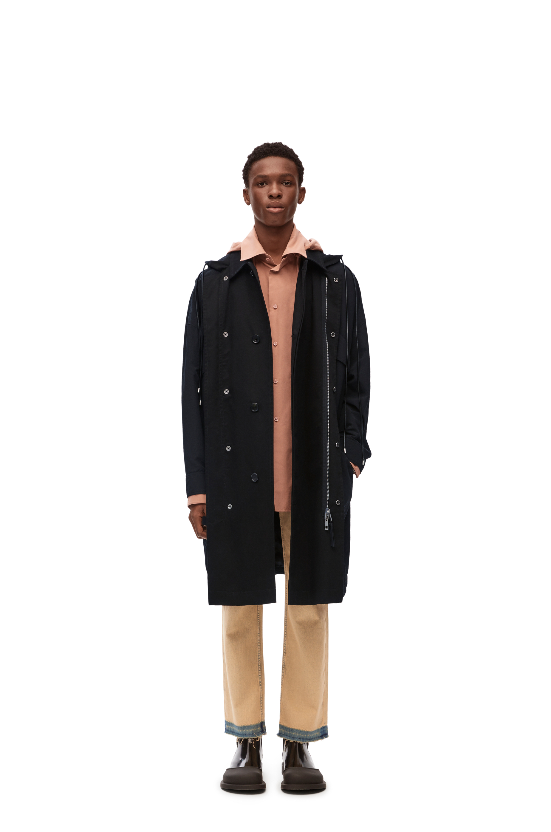 Men Designer Coat | Luxury Outerwear Collection | Loewe - LOEWE